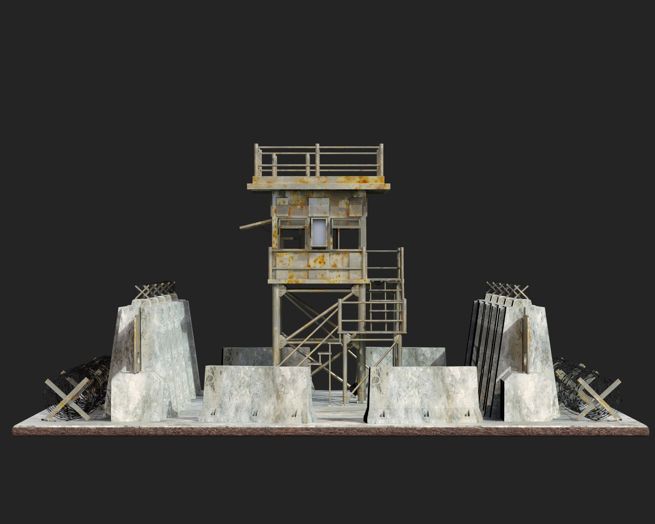 Military Pos 3D Model - TurboSquid 1897638