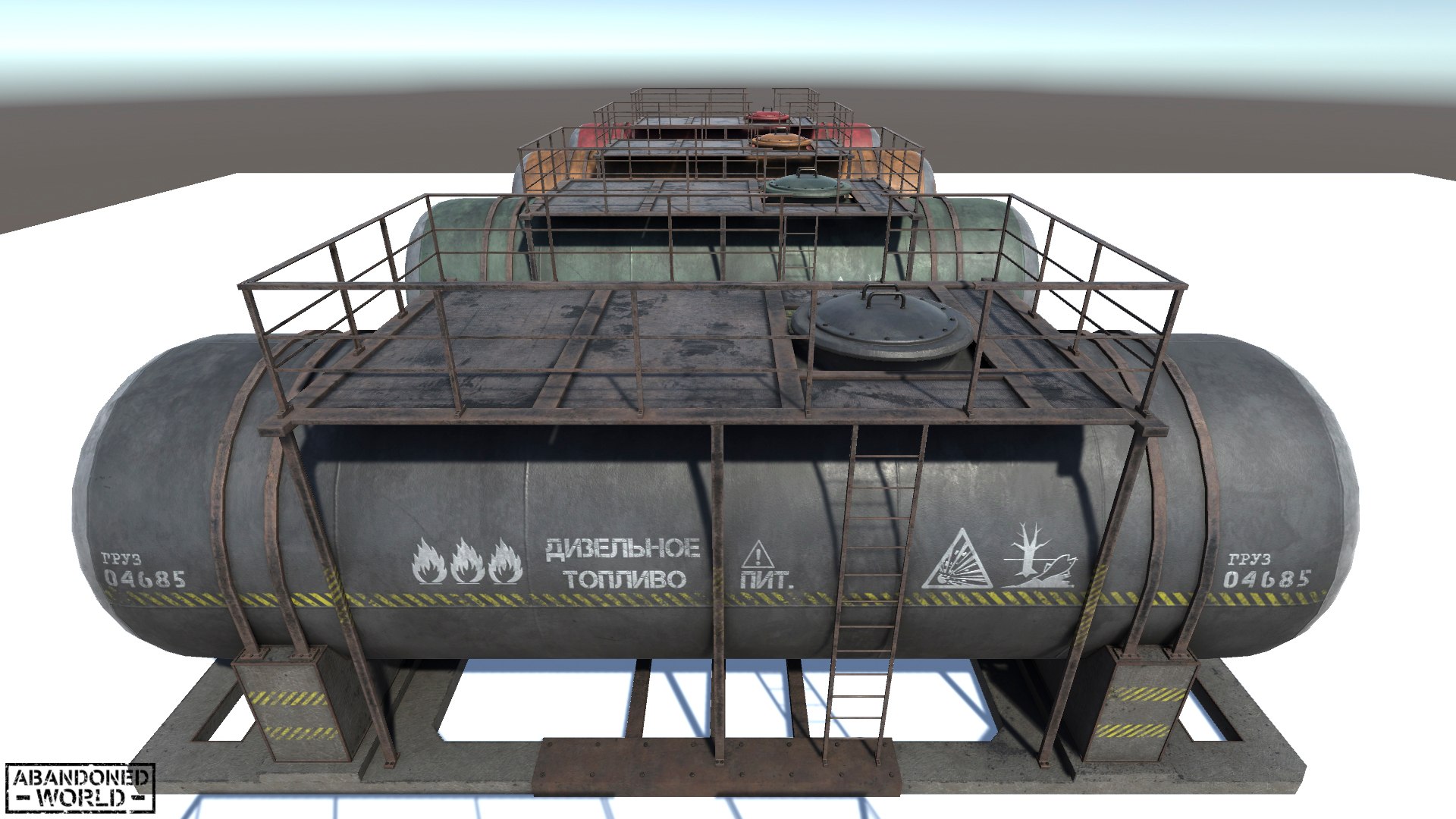 Fuel Tank Diesel 3D Model - TurboSquid 1871664