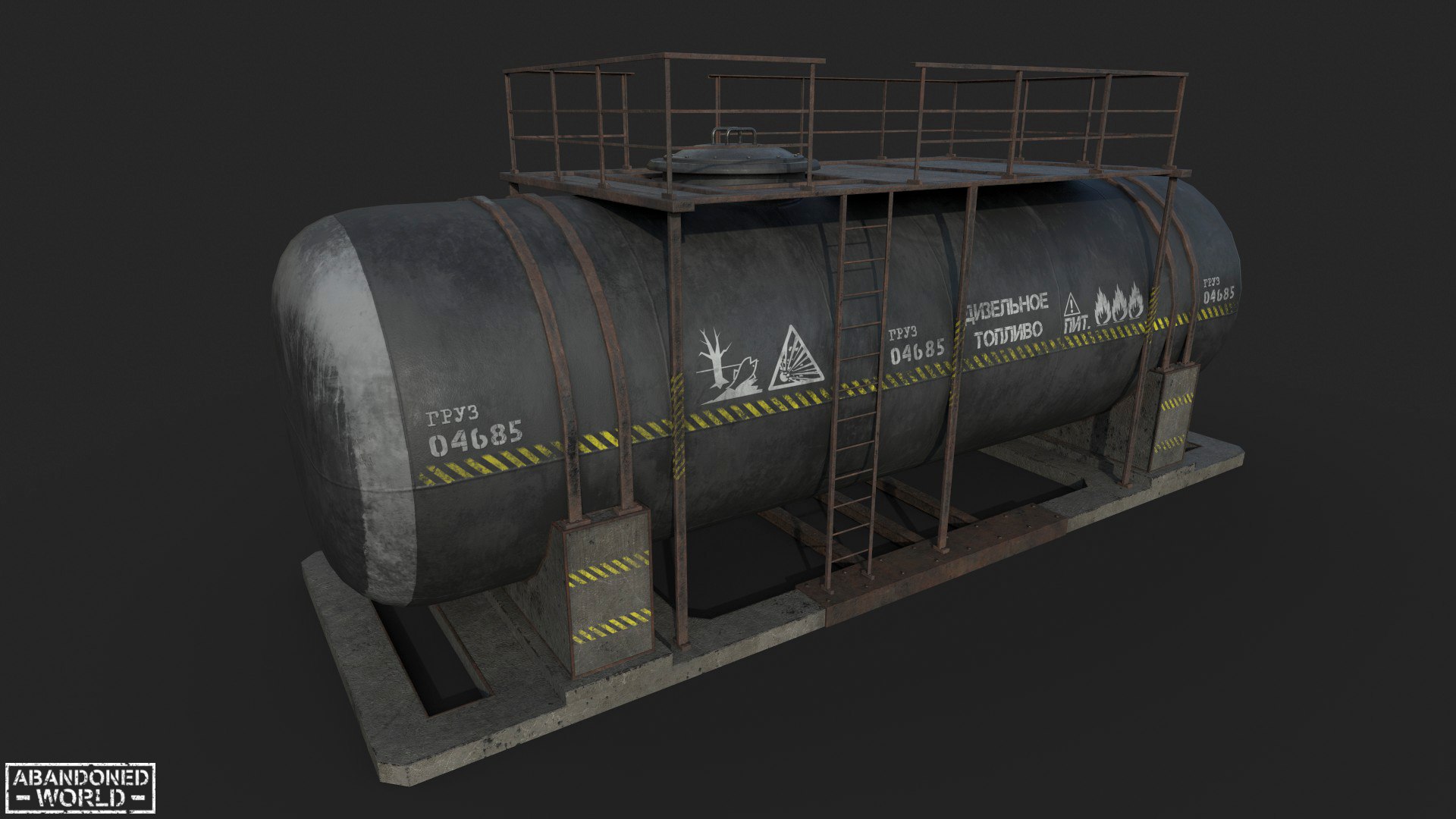 Fuel Tank Diesel 3D Model - TurboSquid 1871664