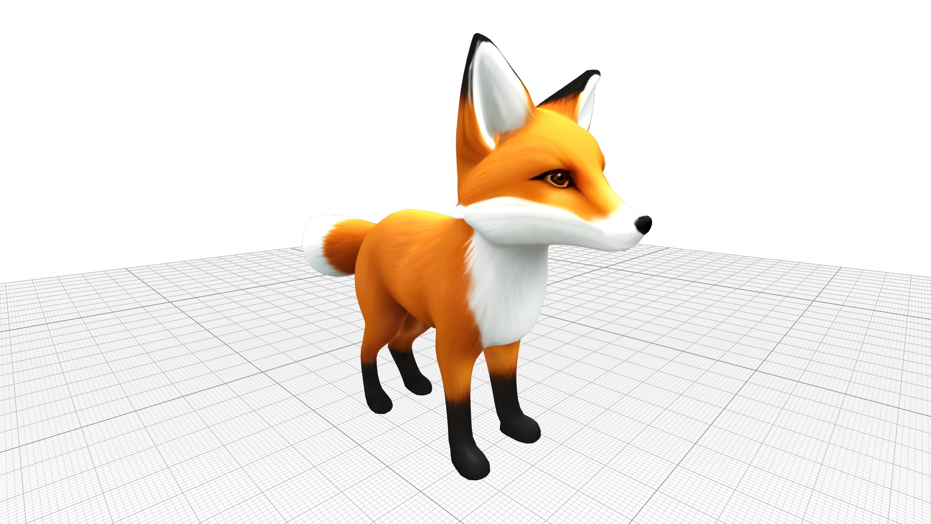 Fox Lowpoly Realistic 3D Model - TurboSquid 2306019