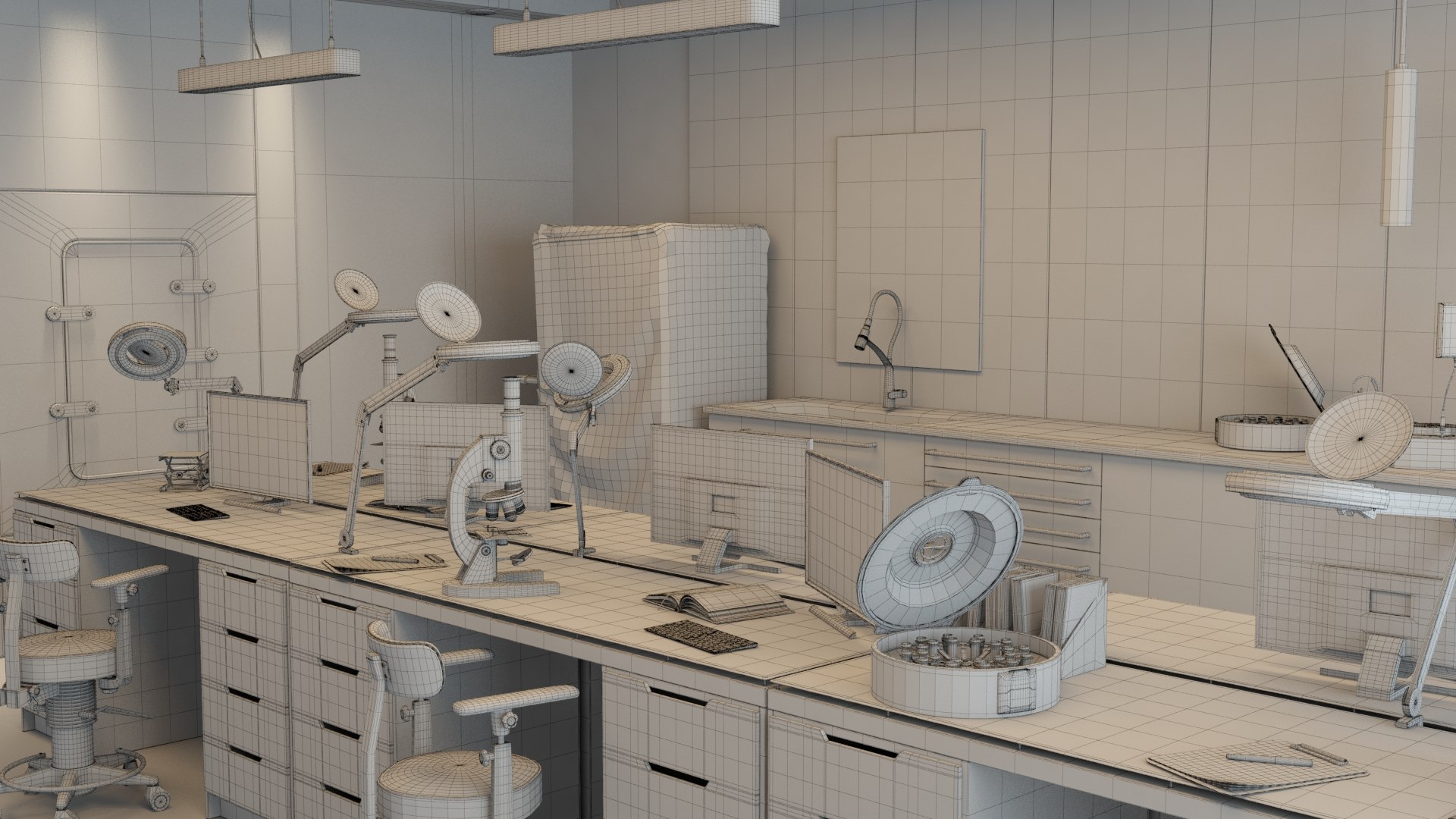 3D Model Scientific Laboratory 2 - TurboSquid 1520637