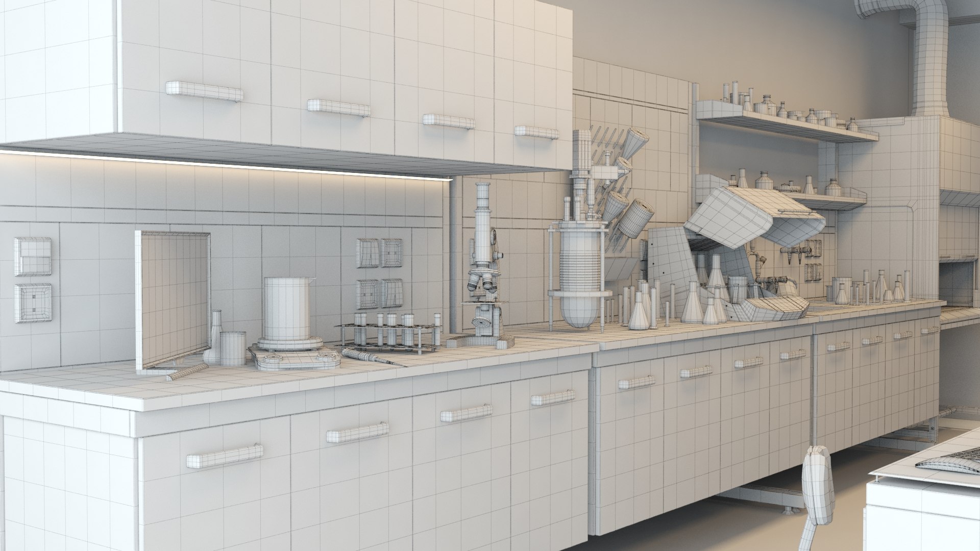 3D Model Scientific Laboratory 2 - TurboSquid 1520637