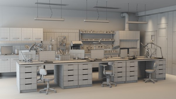 3D model scientific laboratory 2 - TurboSquid 1520637