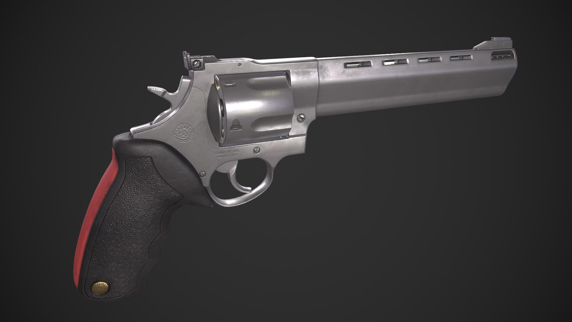 3D Model Taurus 454 Raging Bull - TurboSquid 2115124