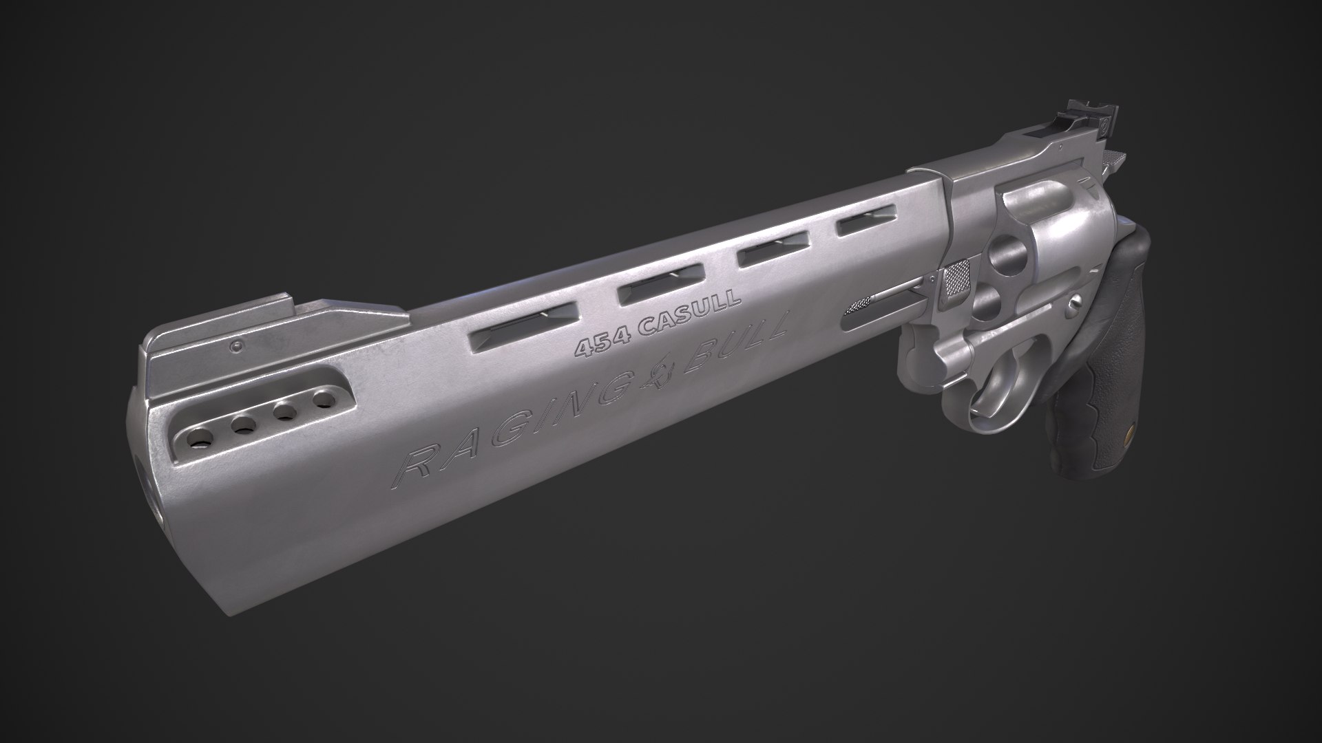 3D Model Taurus 454 Raging Bull - TurboSquid 2115124