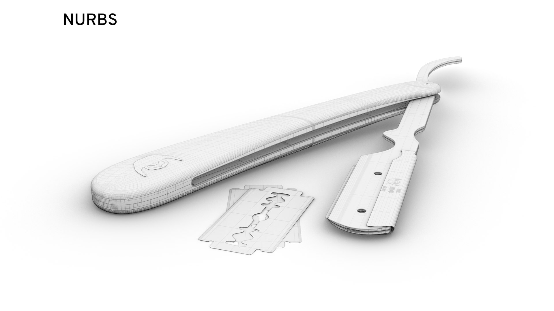 Shaver Razor Interchangeable Blades 3D Model - TurboSquid 1462041