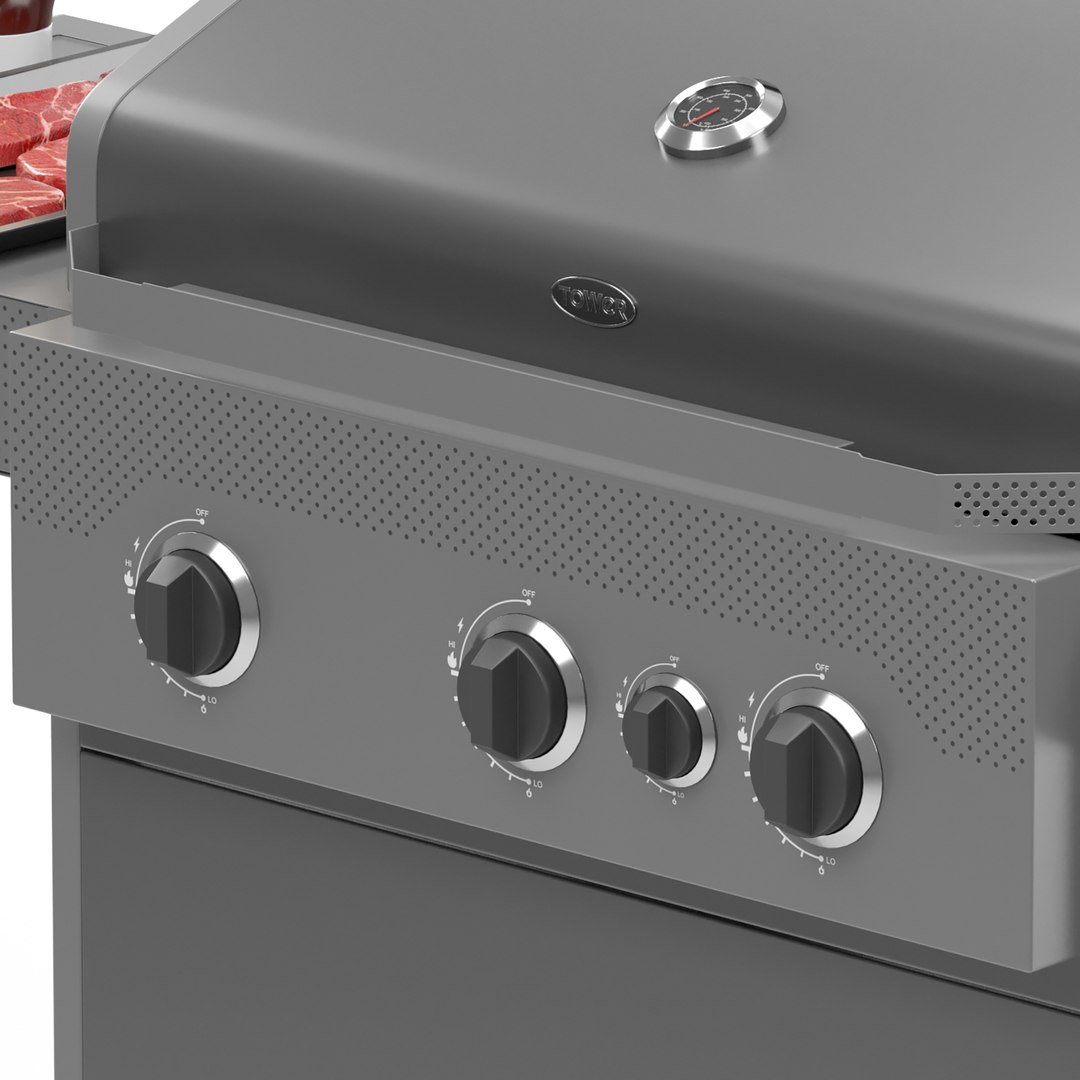 3D TOWER BBQ - TurboSquid 2399249