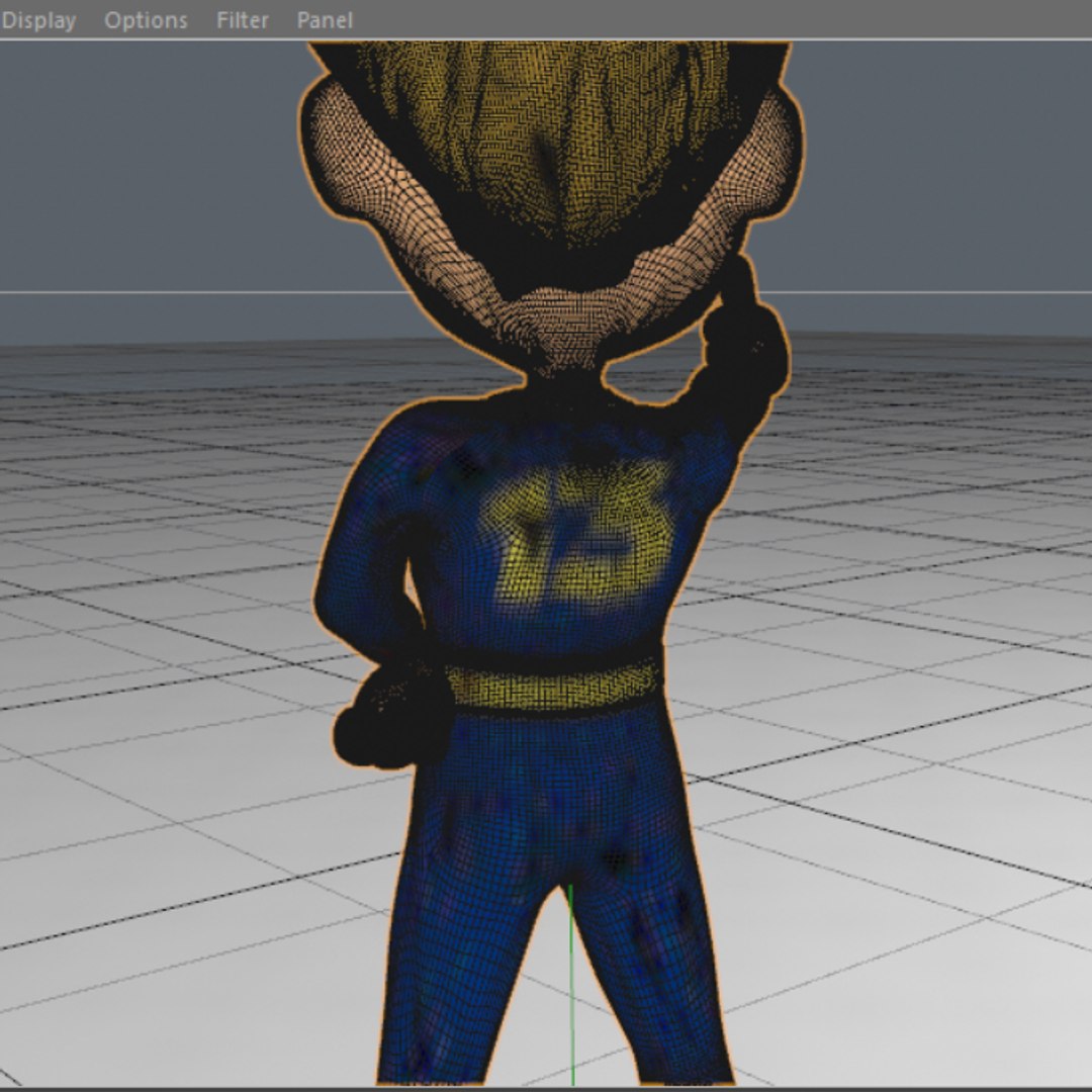 3d Old Fallout Boy Figurine