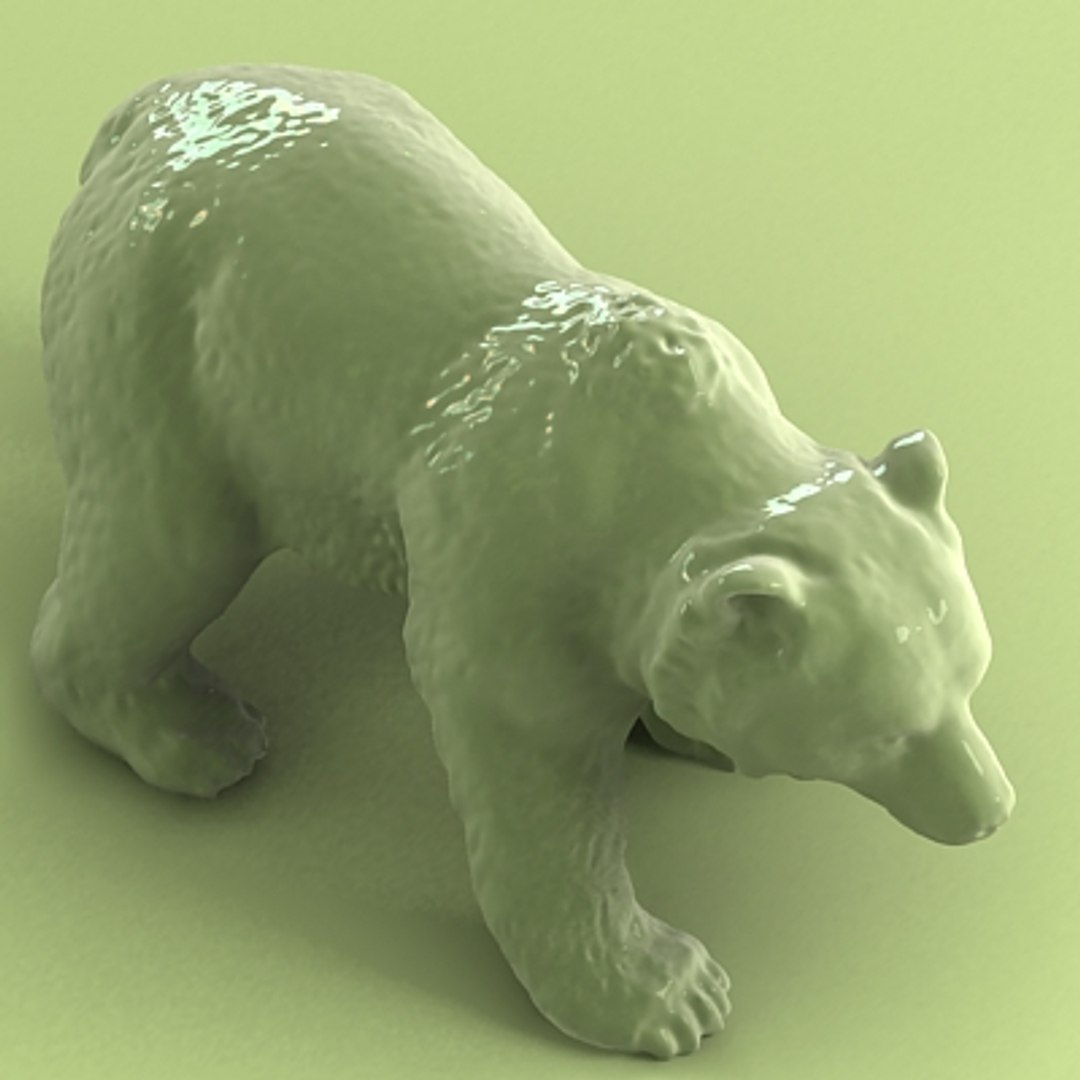 3d Model Scan Bear