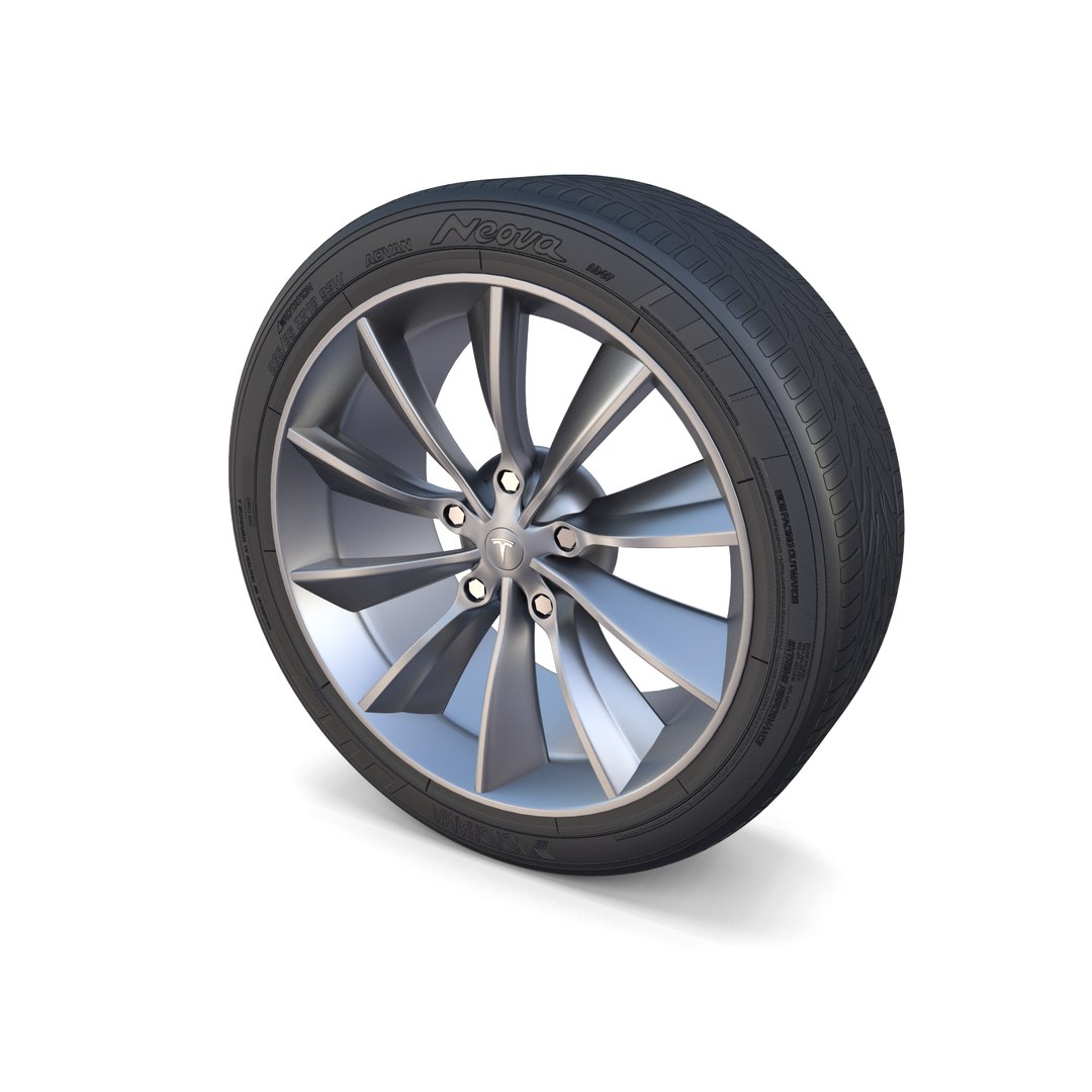 3D Tesla X Wheel - TurboSquid 1209293