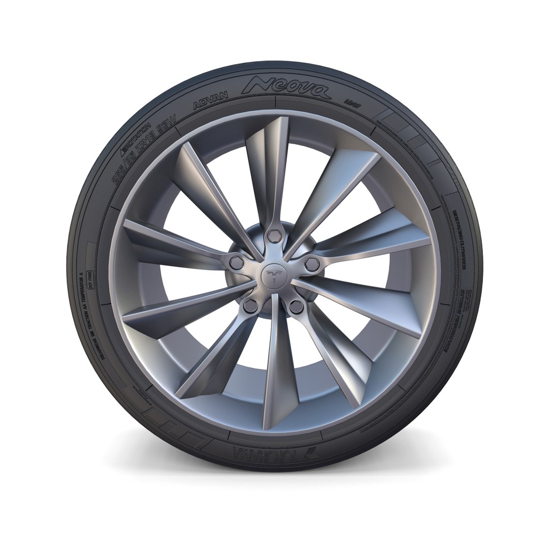 3D Tesla X Wheel - TurboSquid 1209293