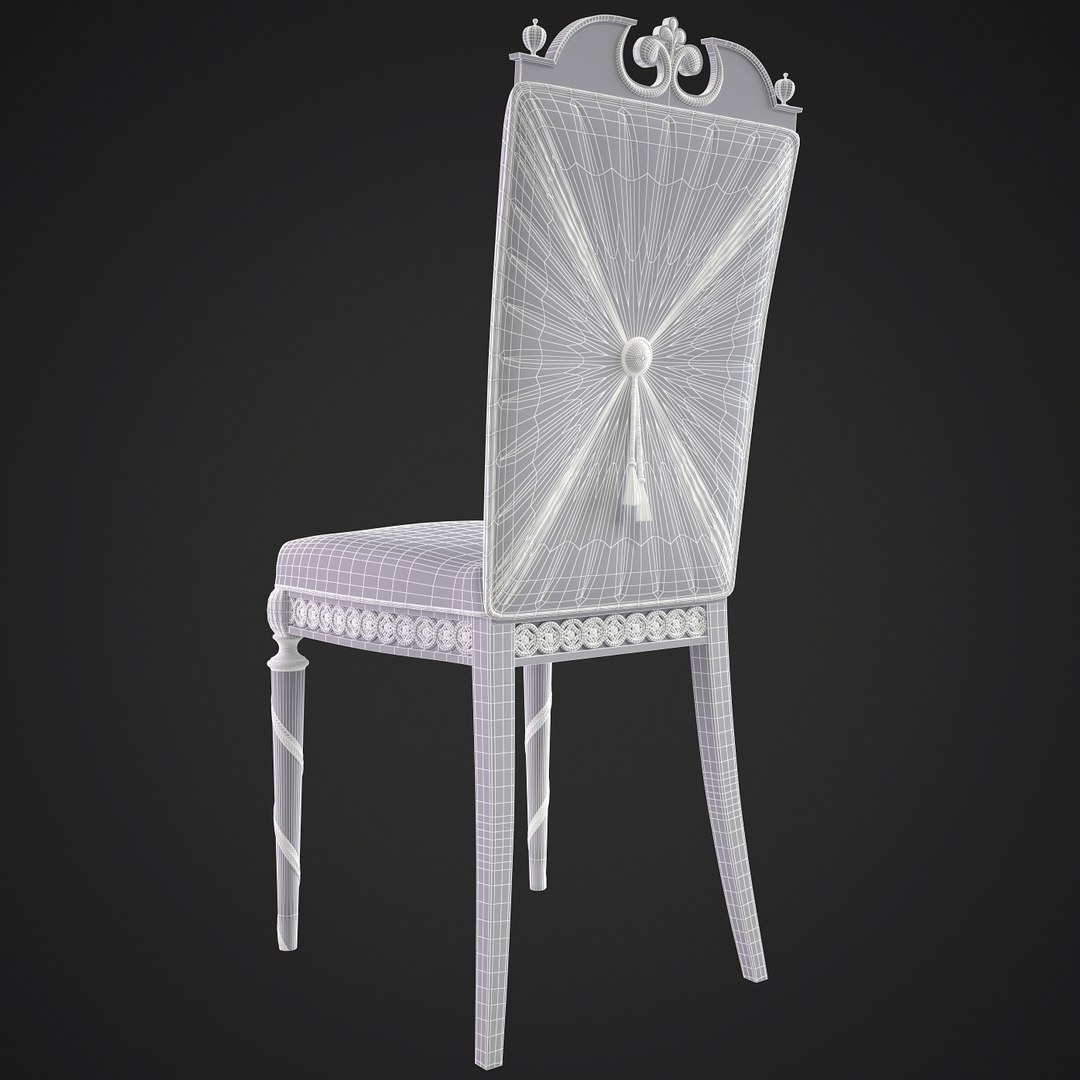 free max model chair interior modelled