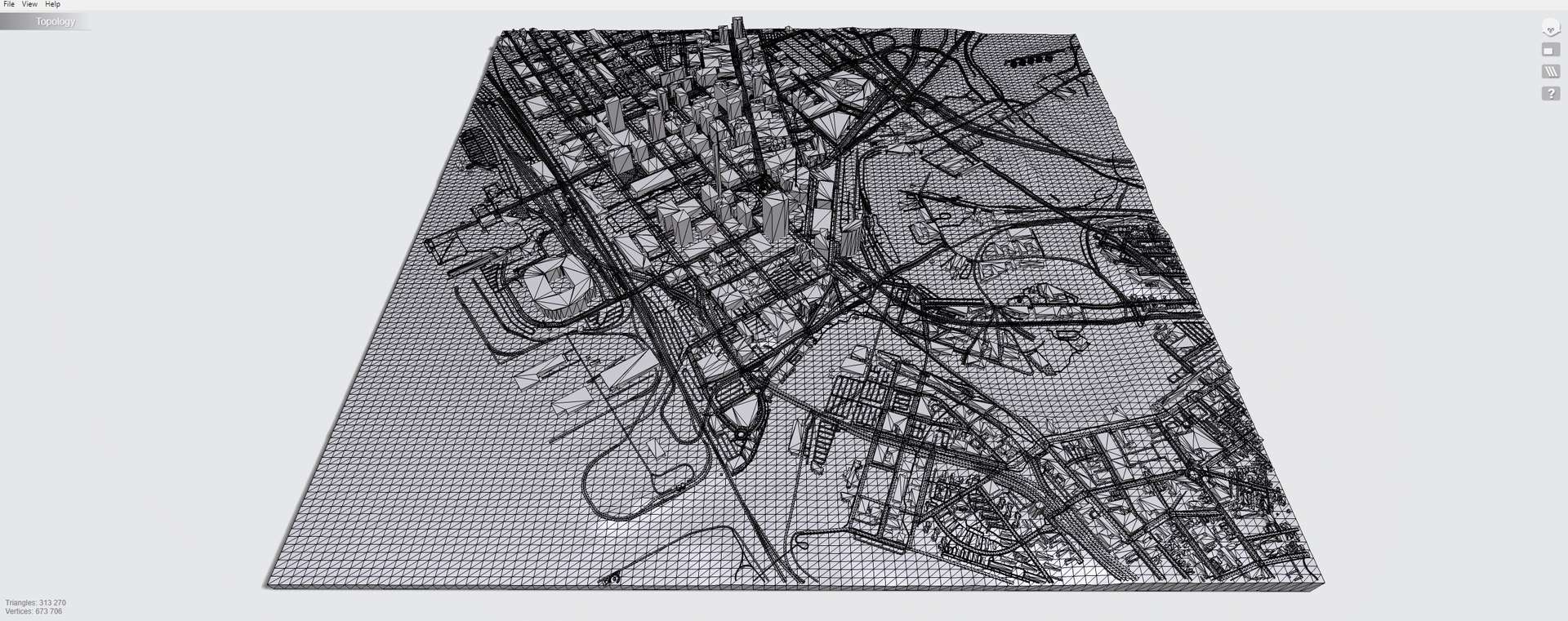 3D Cityscape Cleveland Ohio United States - TurboSquid 2405251