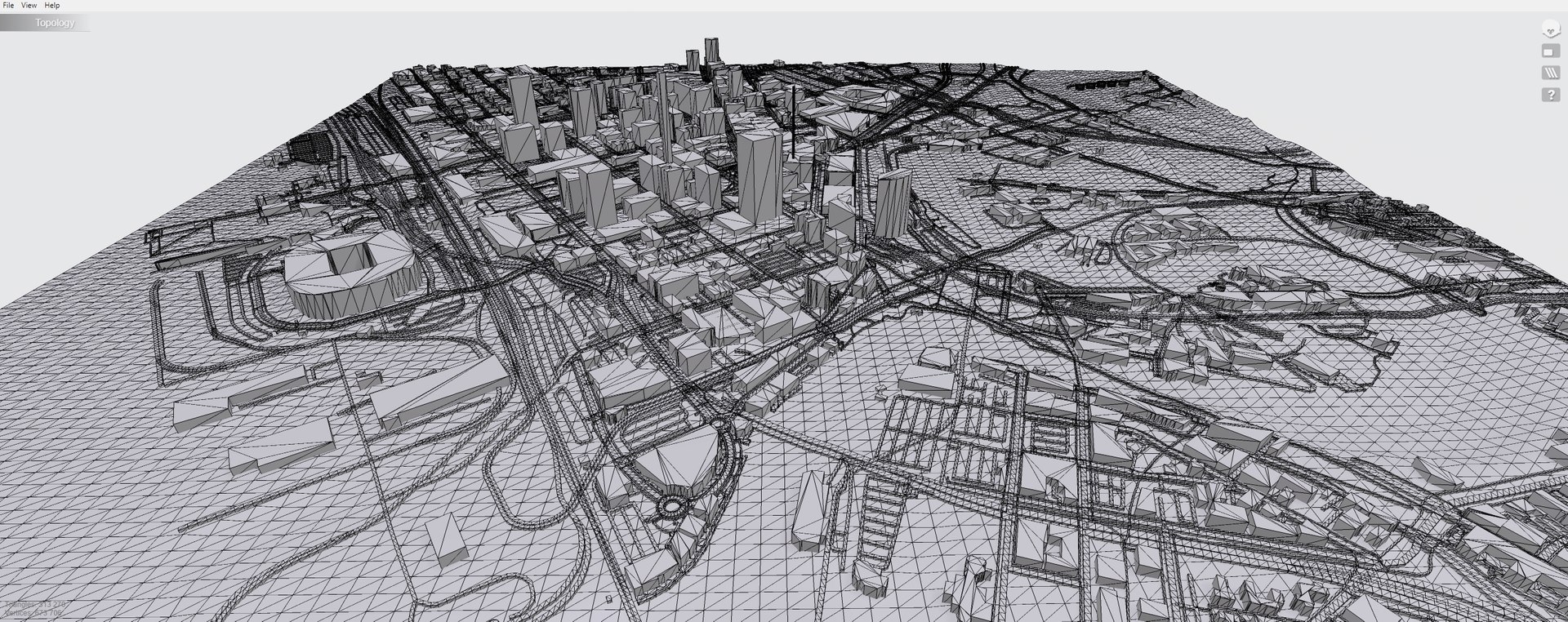 3D Cityscape Cleveland Ohio United States - TurboSquid 2405251