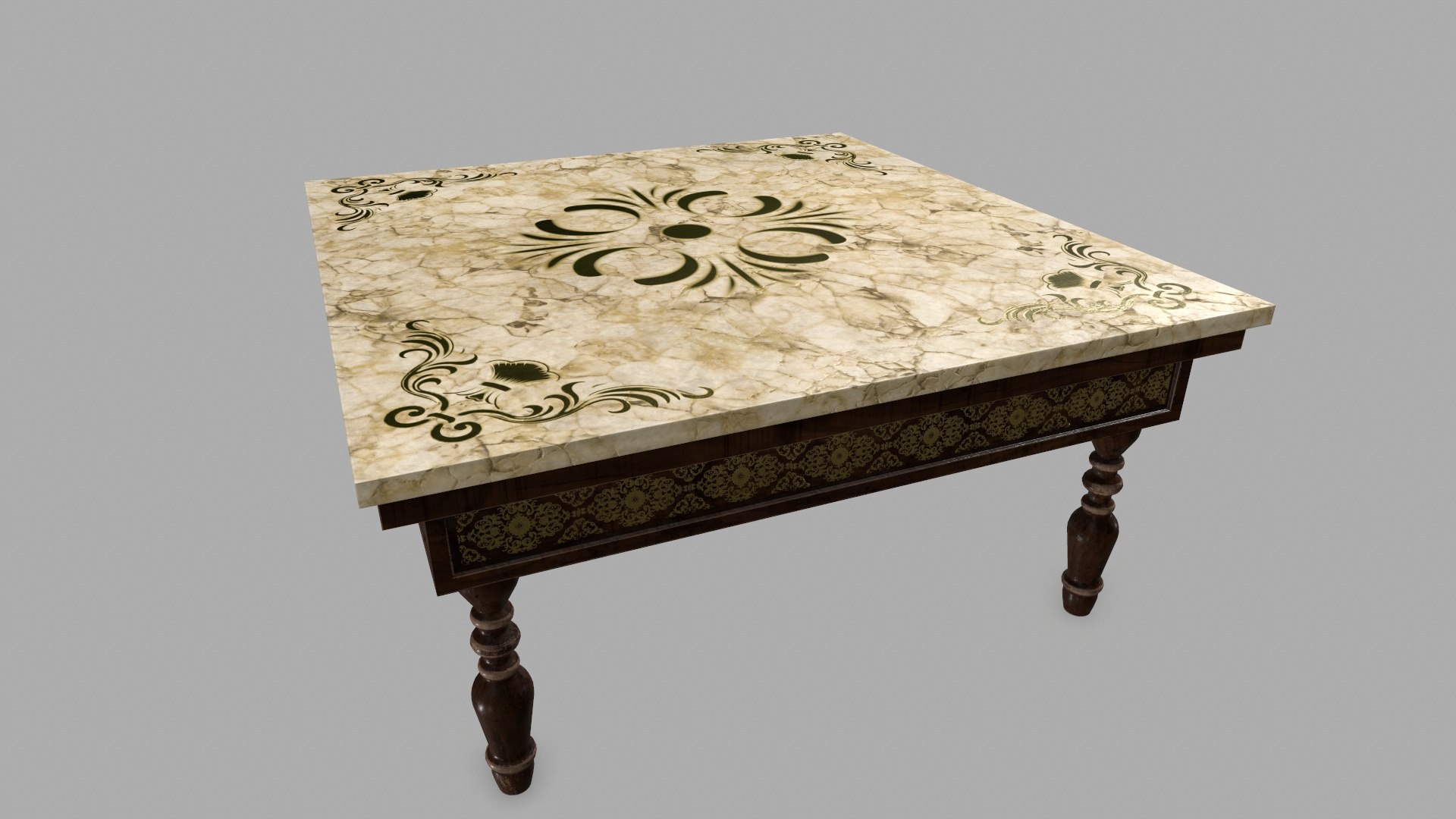 Table 3D model - TurboSquid 1528595