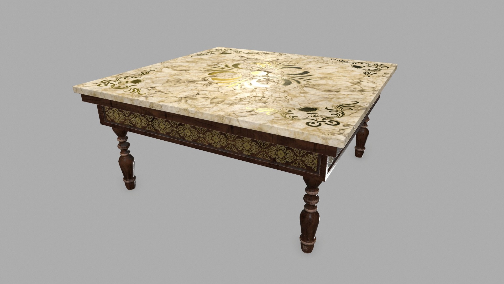 Table 3D model - TurboSquid 1528595