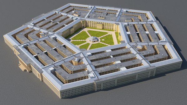modelo 3d El edificio del Pentágono - TurboSquid 1736789