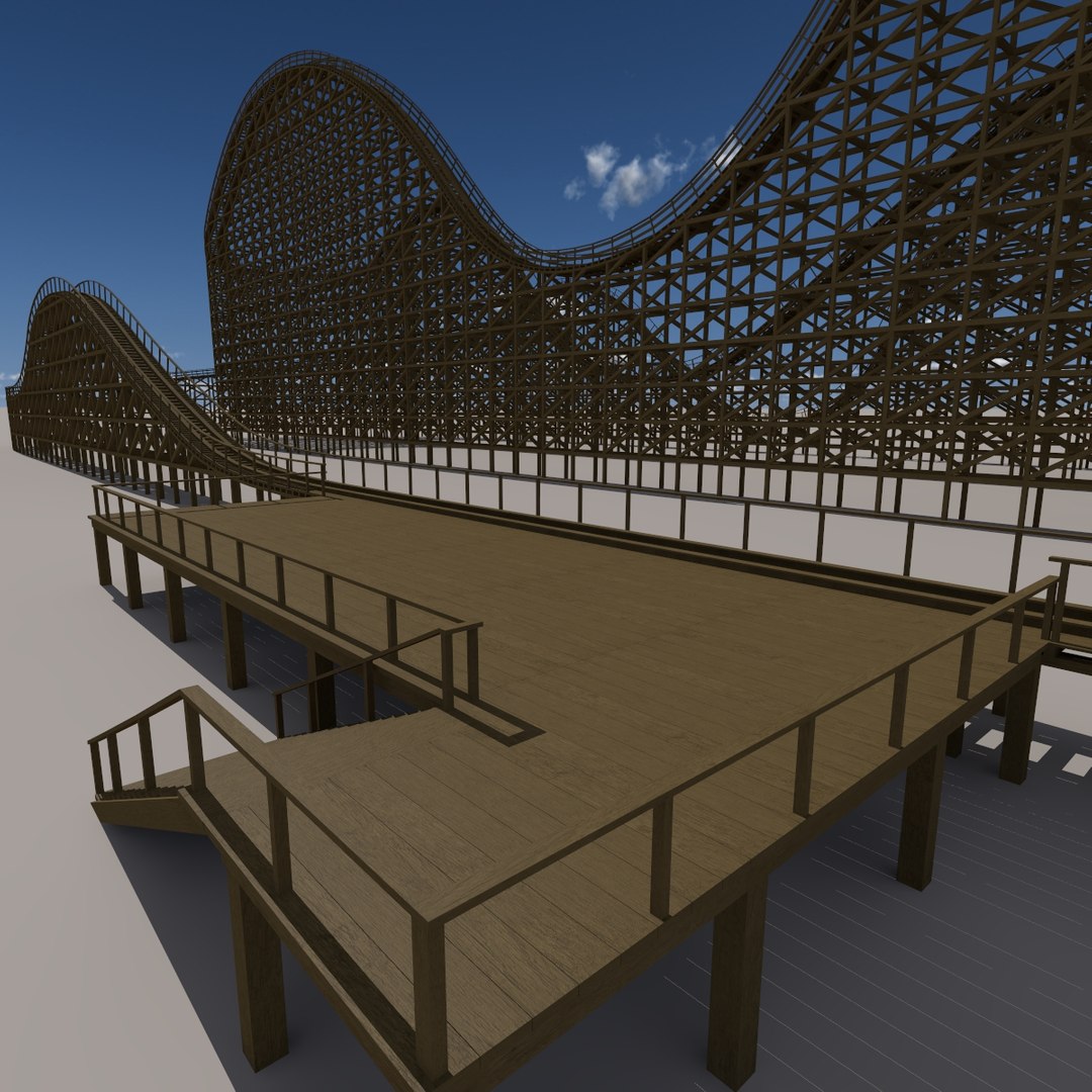Wood Roller Coaster Lwo