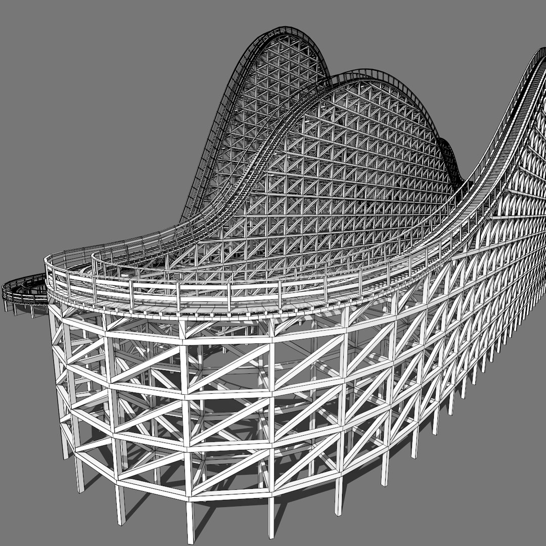 Wood Roller Coaster Lwo
