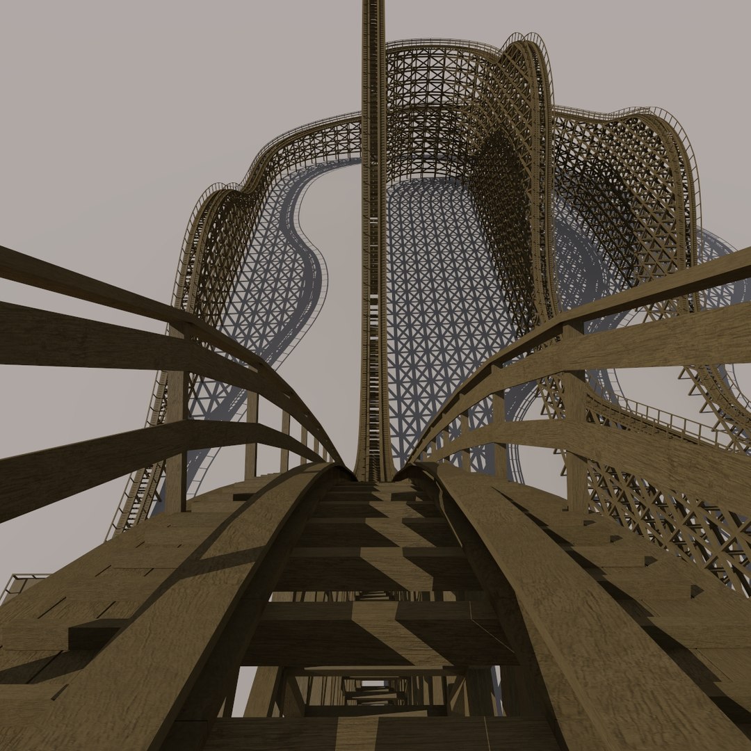 Wood Roller Coaster Lwo
