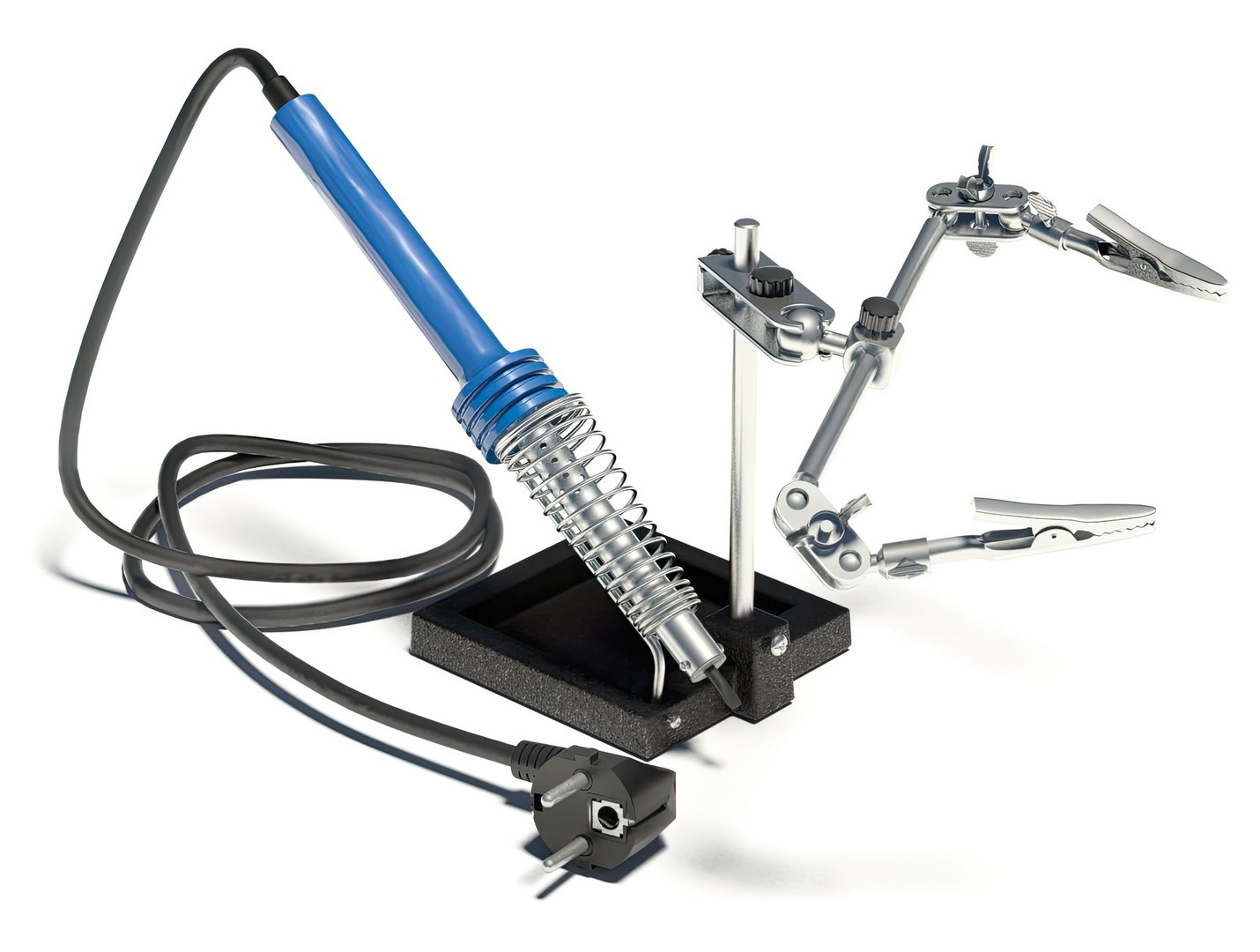 3D Soldering Iron With Rack Model - TurboSquid 1731545