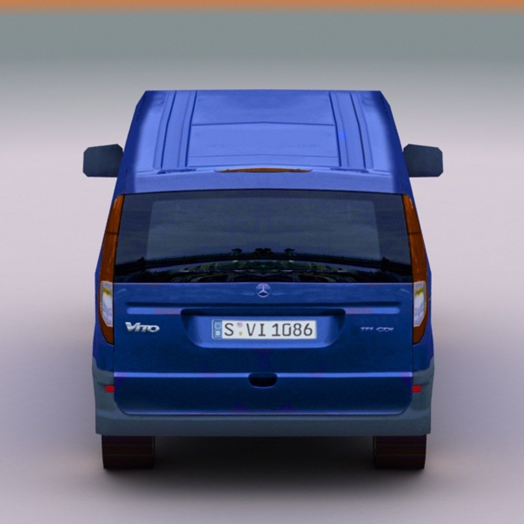 3d 2008 Mercedes Vito Model