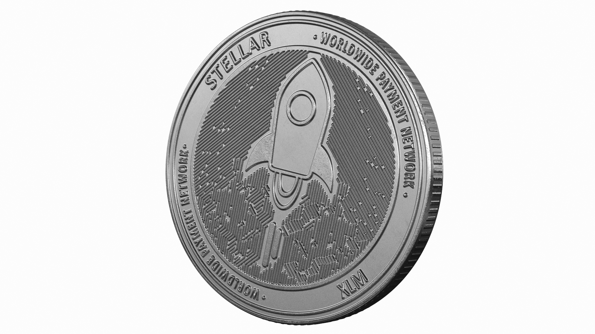 3D Cryptocurrency Coins Silver Collection - TurboSquid 1757696