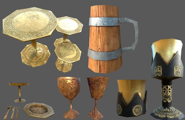 3D goblets - TurboSquid 1179697