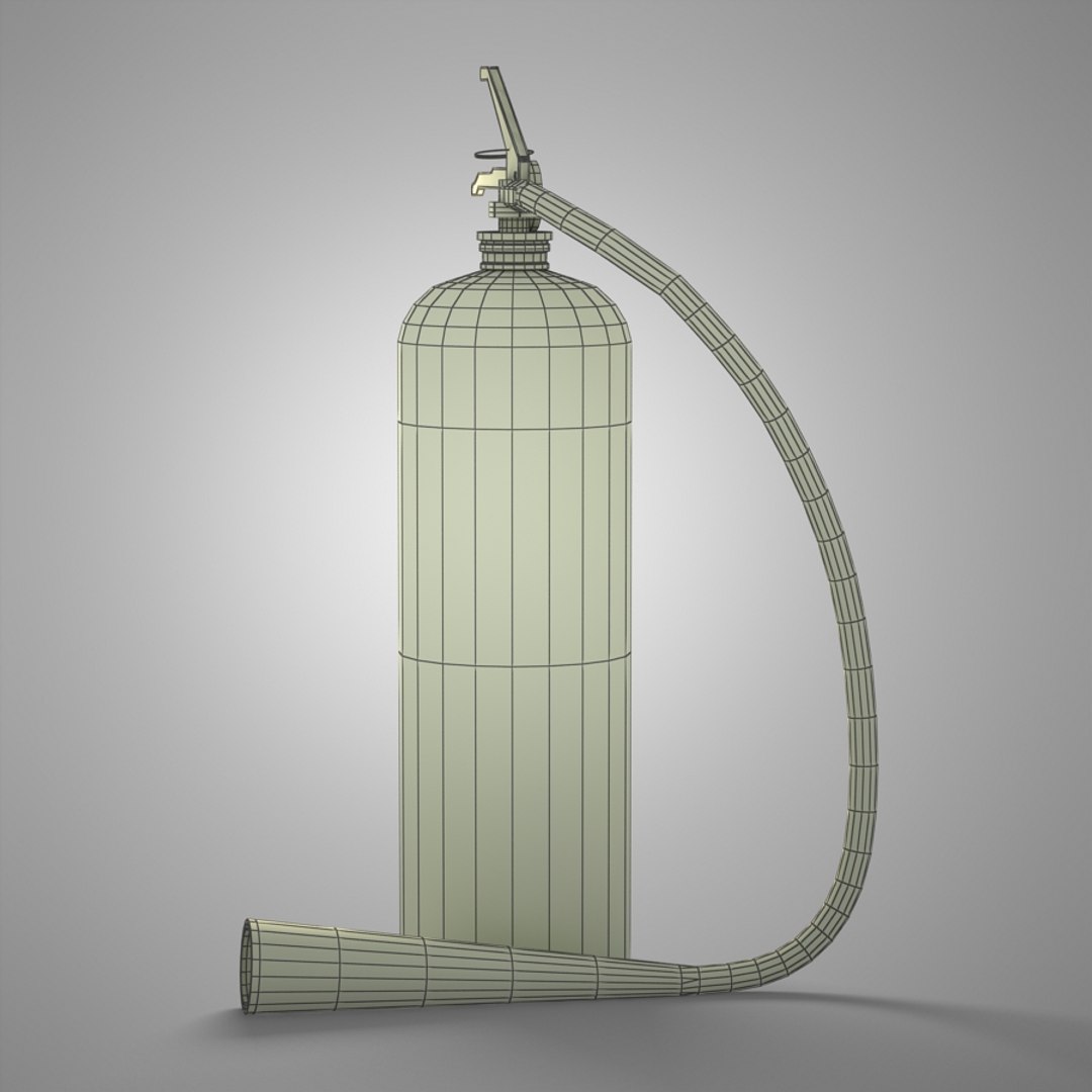 Fire Extinguisher 3d Model