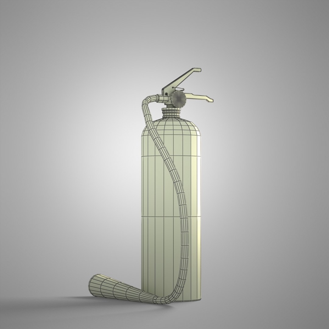 Fire Extinguisher 3d Model
