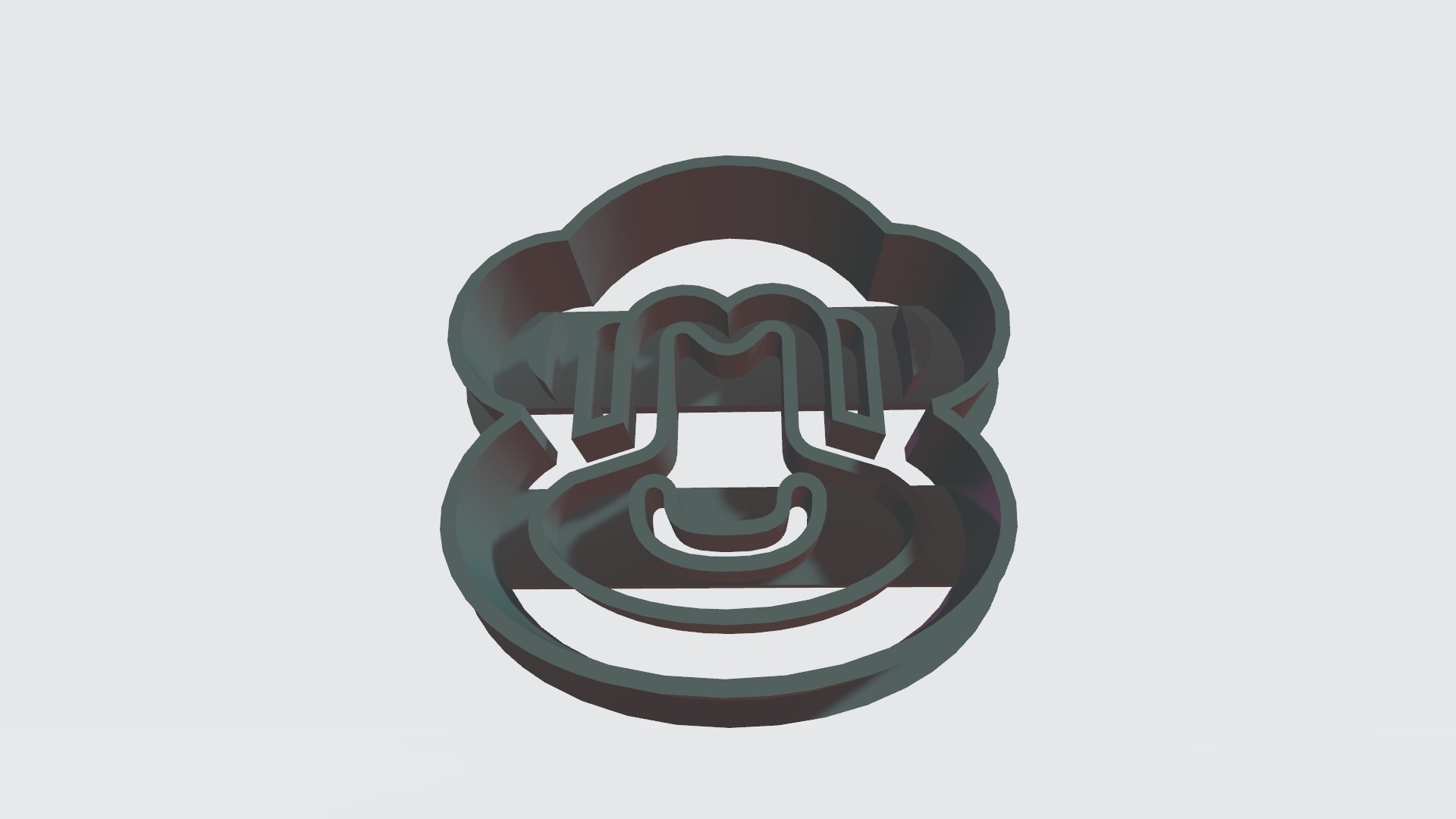 3D MONKEY COOKIE CUTTER Model - TurboSquid 2224343