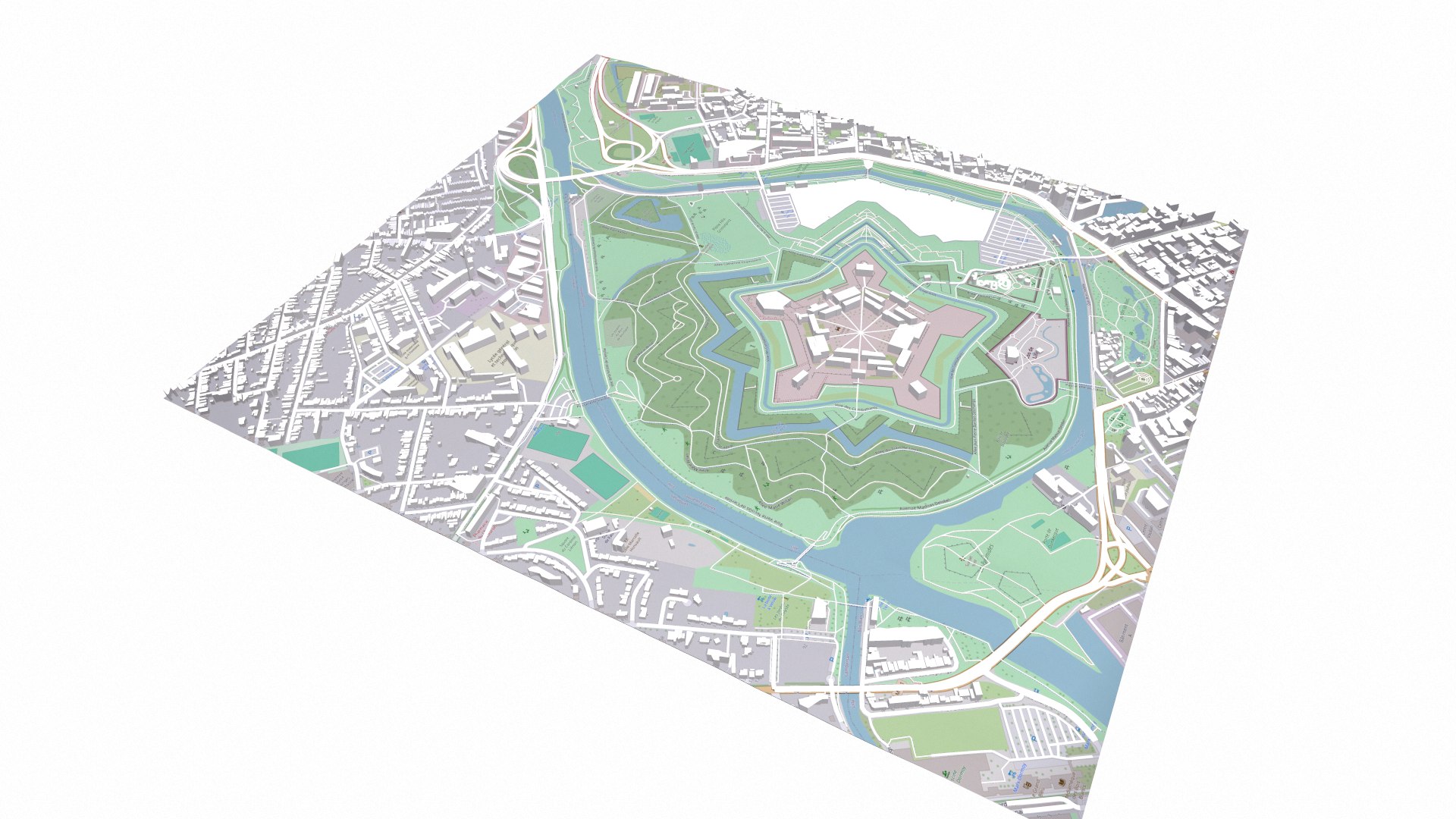 3D The Citadel Of Lille France - TurboSquid 2188660
