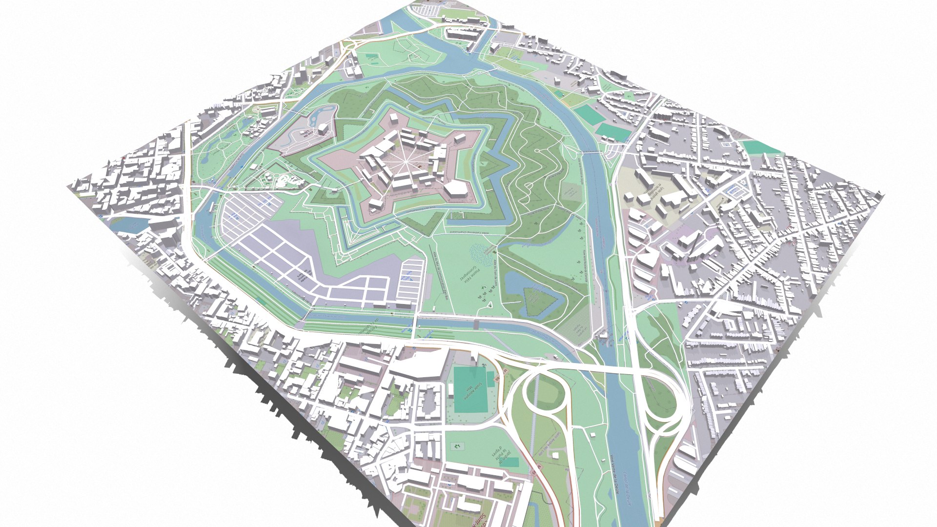 3D The Citadel Of Lille France - TurboSquid 2188660