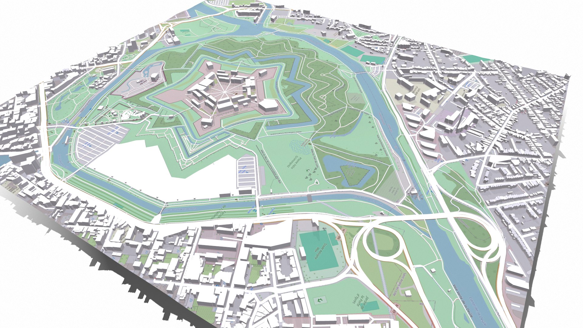 3D The Citadel Of Lille France - TurboSquid 2188660