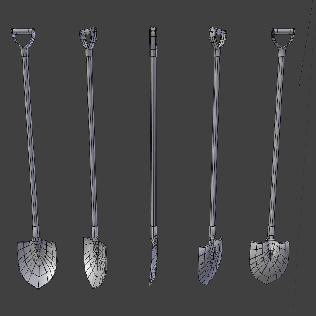 shovel ready 3d model