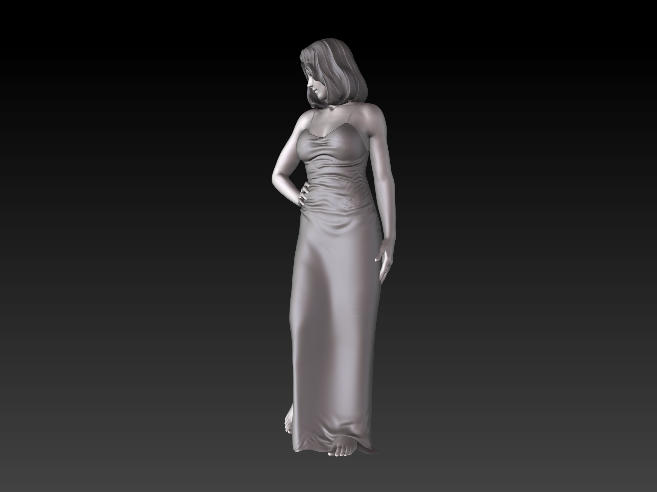 Free 3D model female model sculpture figure - TurboSquid 1990079