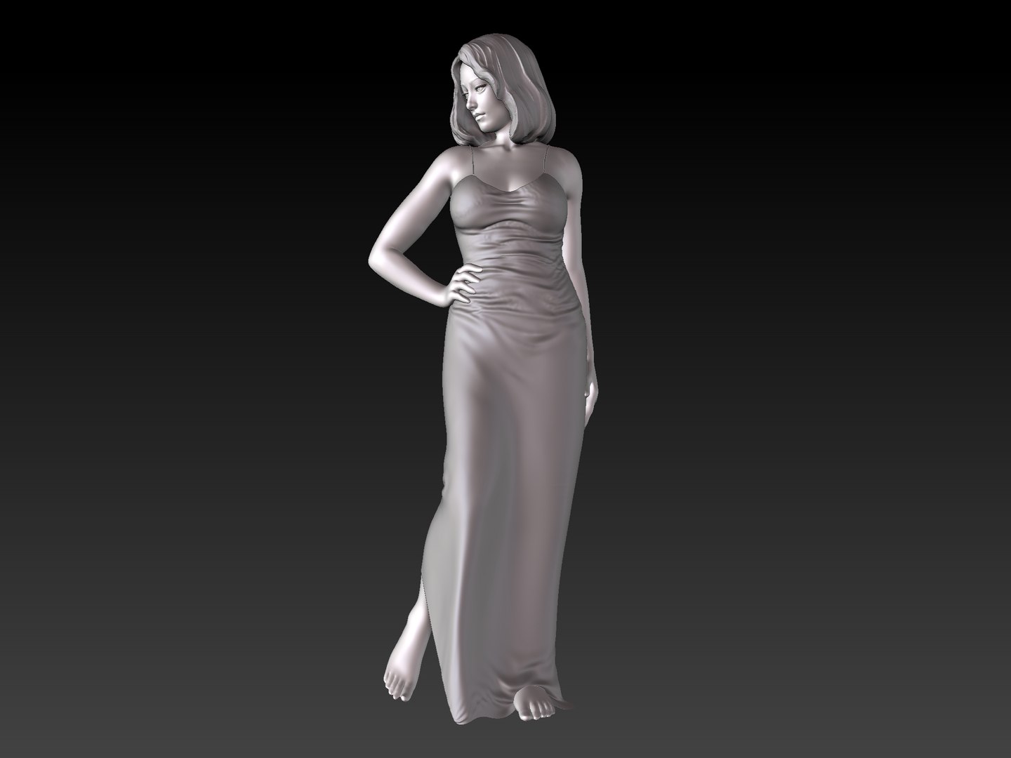 Free 3D Model Female Model Sculpture Figure - TurboSquid 1990079