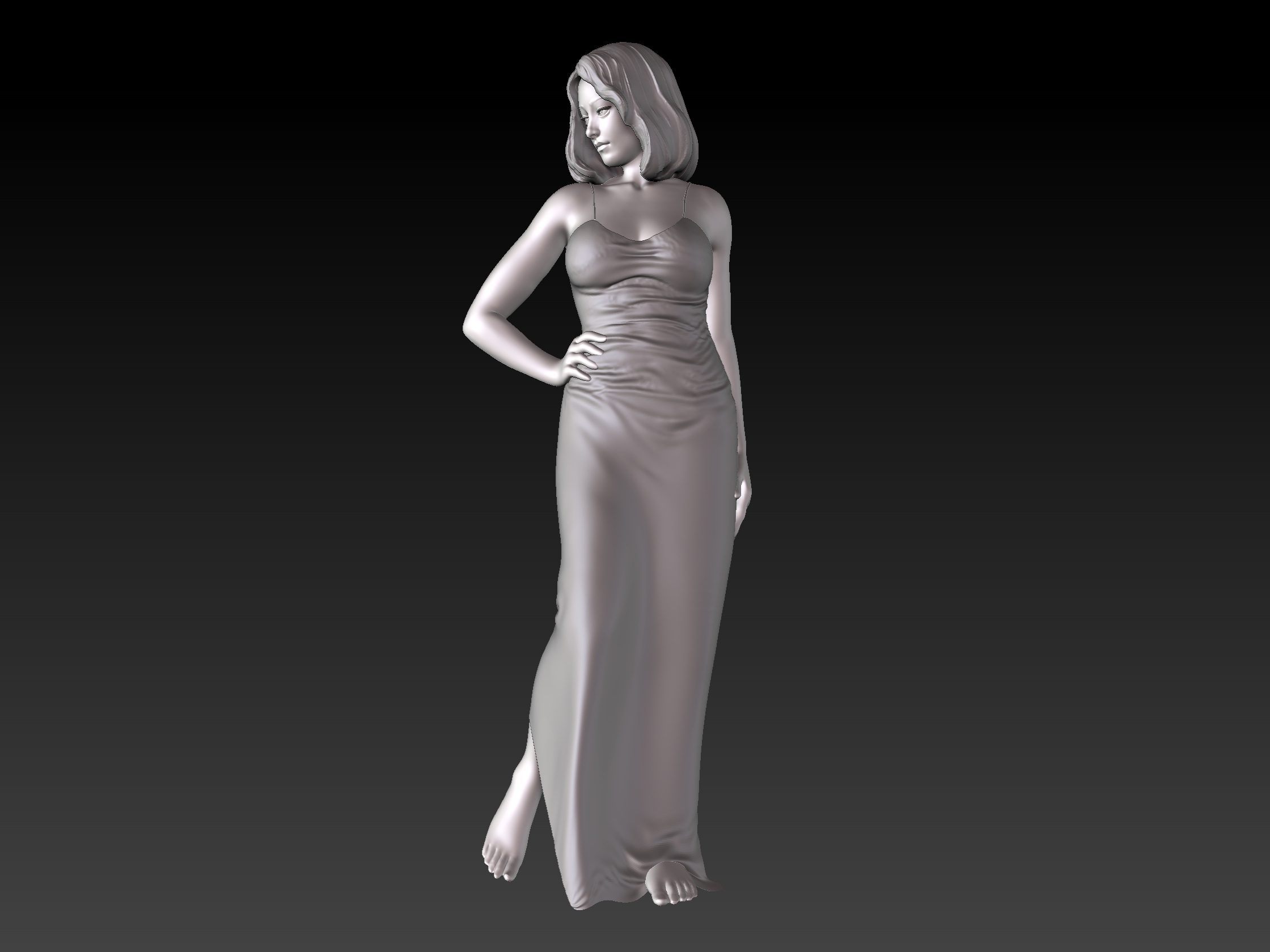 Free 3D model female model sculpture figure - TurboSquid 1990079