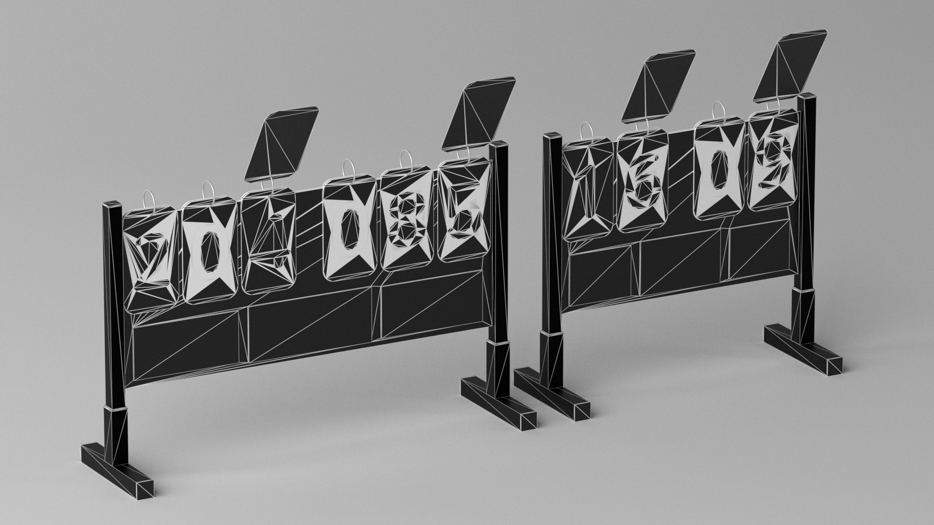 3D Sports Basketball Football Soccer Scoreboard 1 Model - TurboSquid ...
