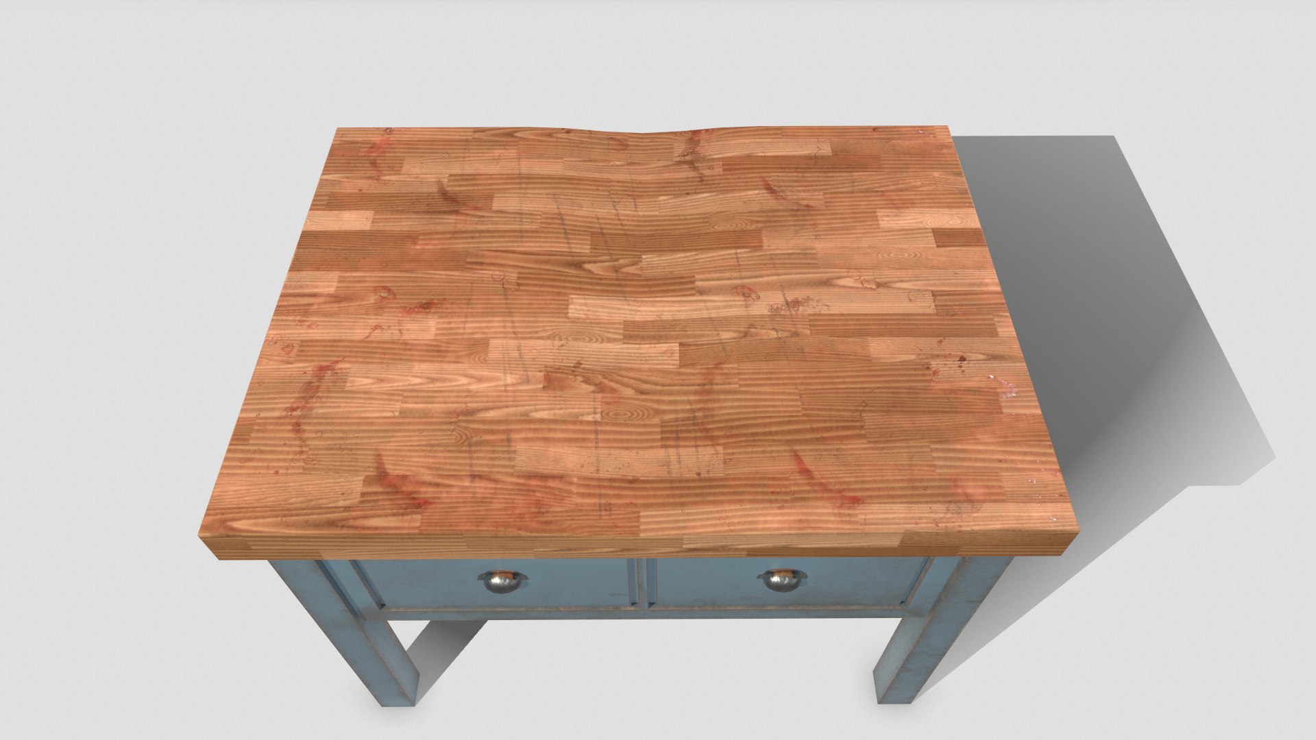 Butcher Block Model - TurboSquid 1633349