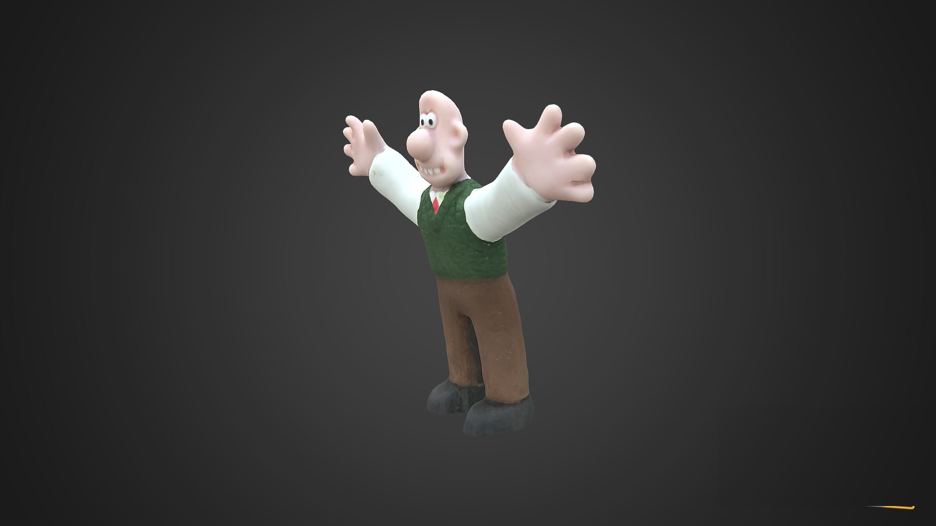 3D Game Ready Wallace Figure 2 - TurboSquid 2015121