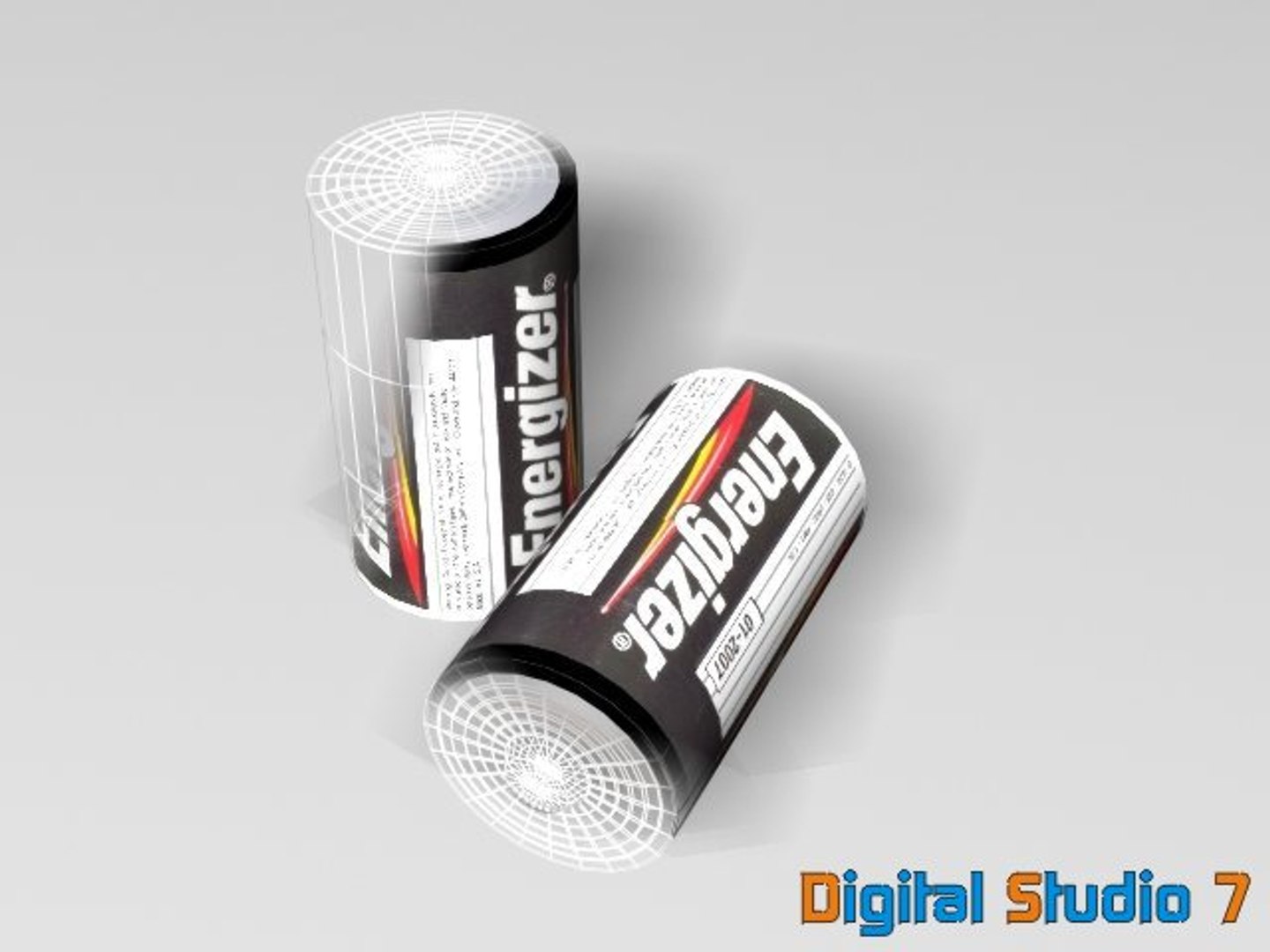 3d Model Energizer Batteries