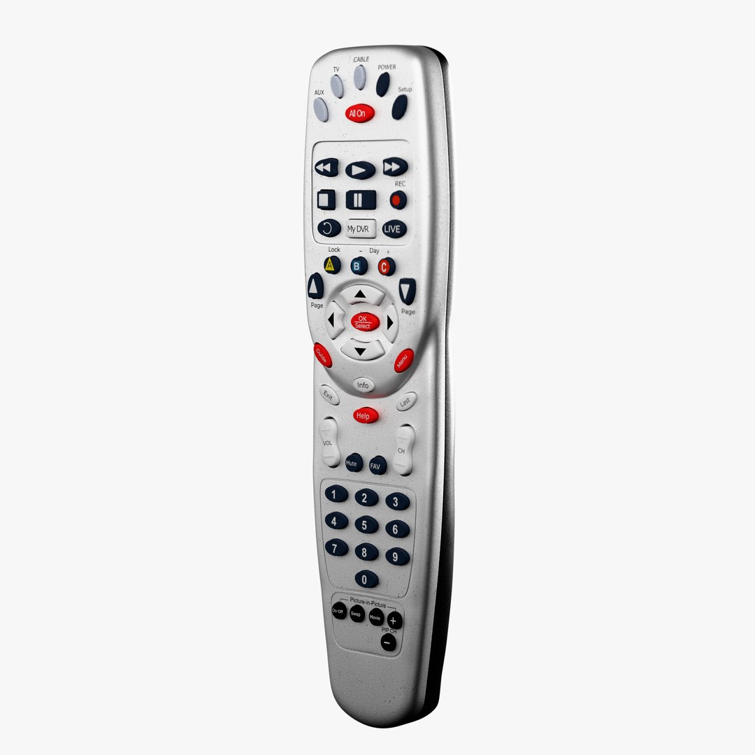 3D TV Remote Control Model - TurboSquid 2294026