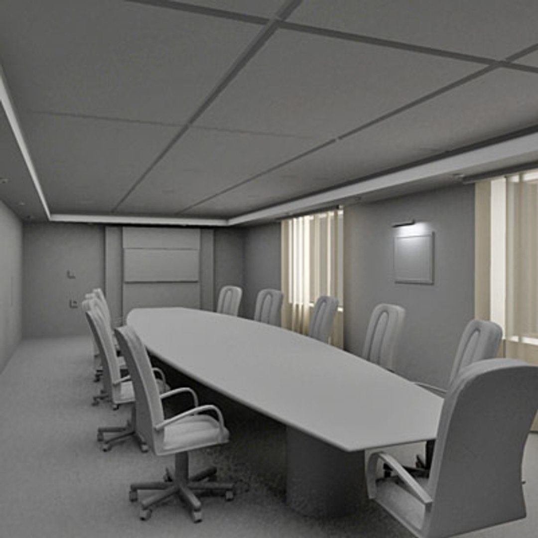 Conference Room 3d Model