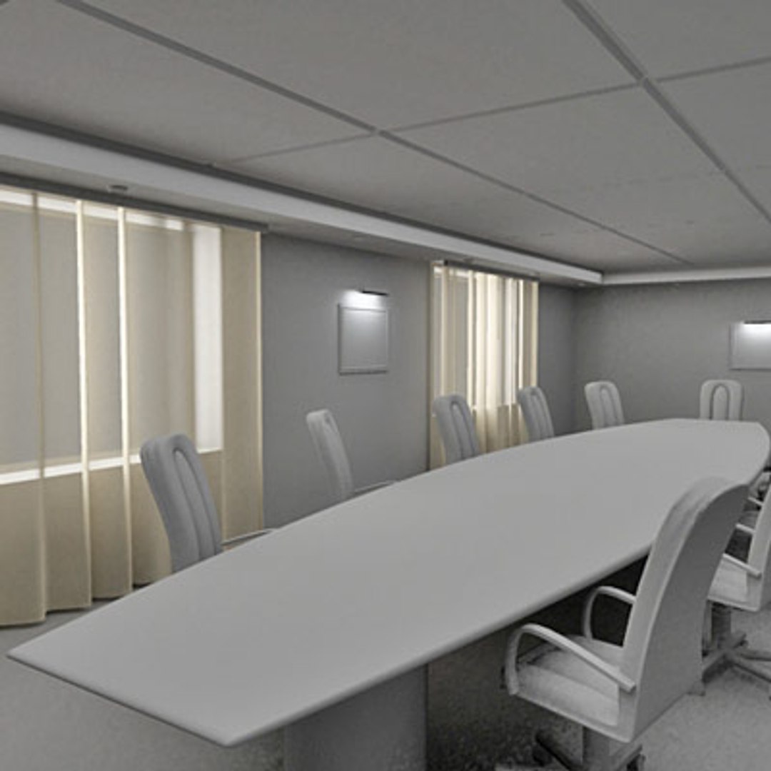 Conference Room 3d Model