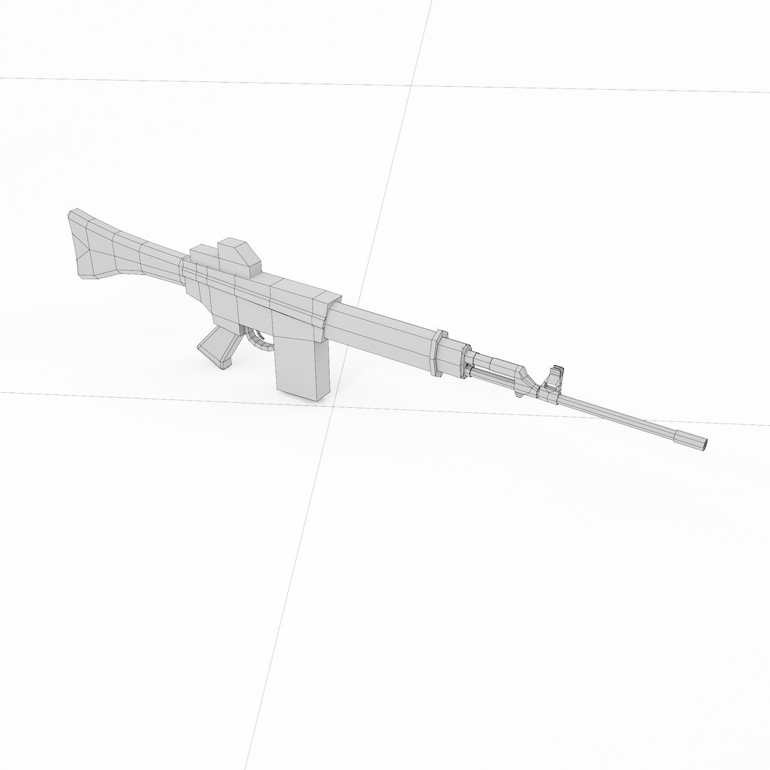 3D FN CAL Assault Rifle Model - TurboSquid 1992899