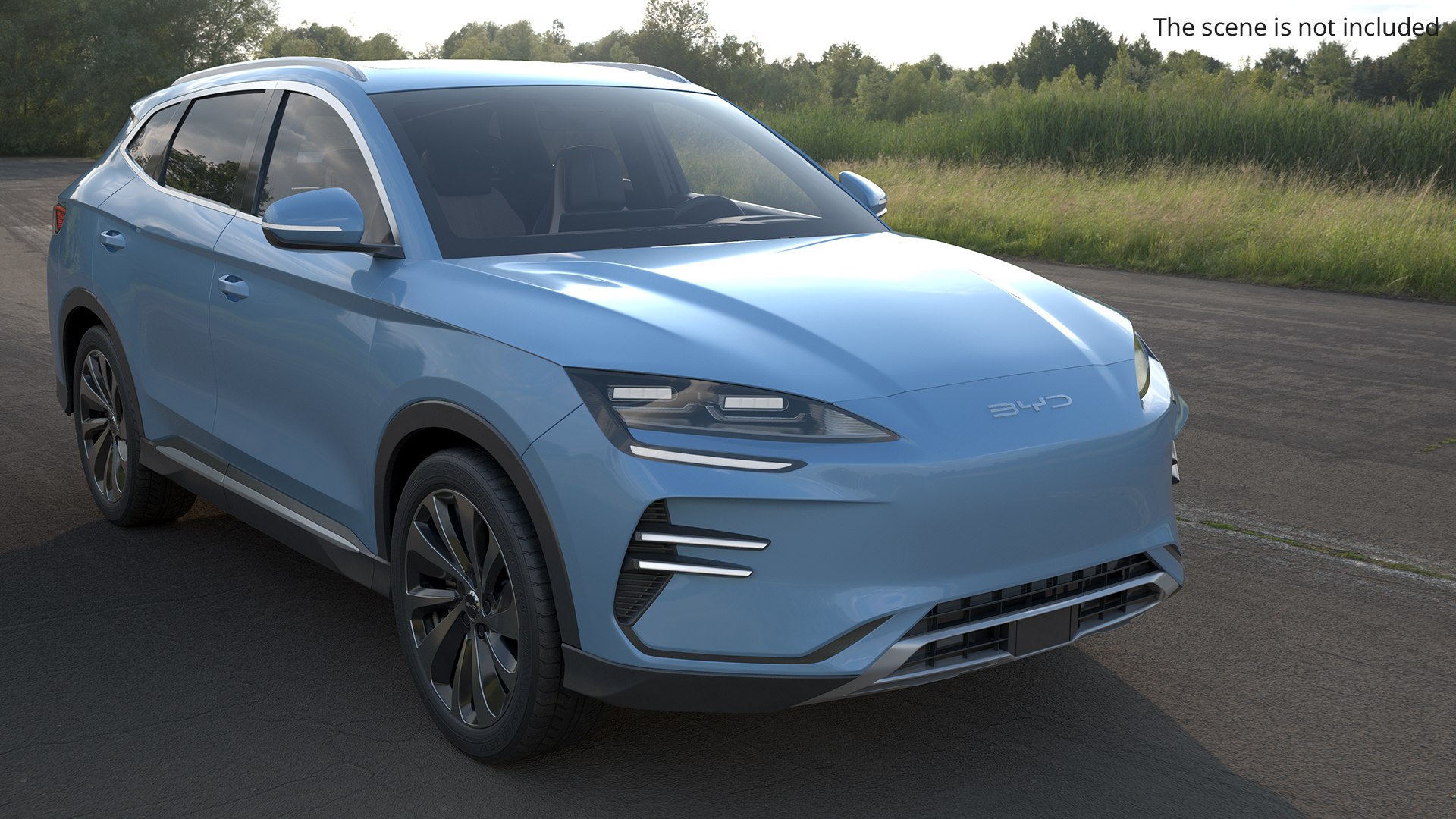 BYD Seal U Electric SUV Crossover Blue 3D - TurboSquid 2514215