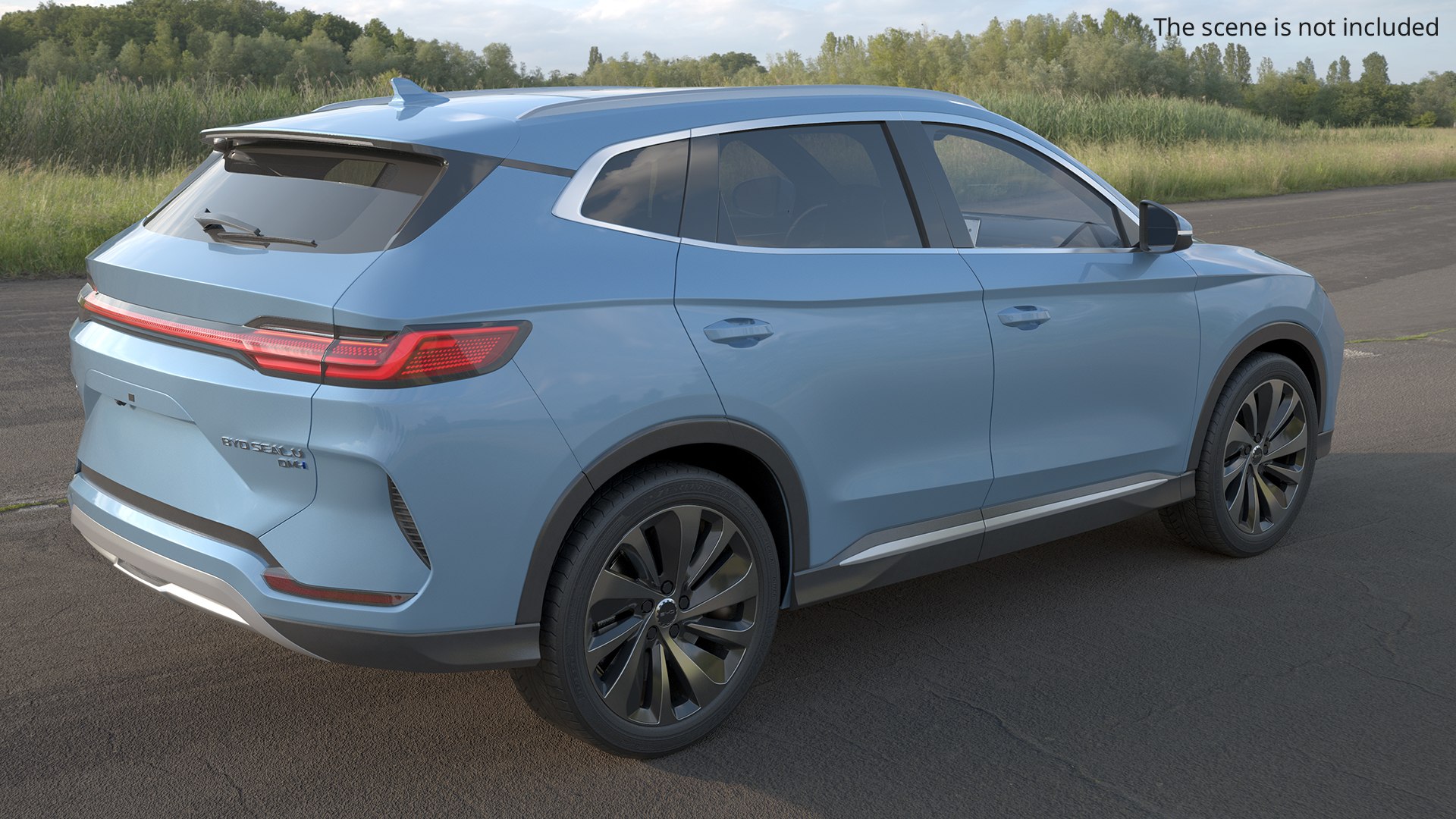 BYD Seal U Electric SUV Crossover Blue 3D - TurboSquid 2514215