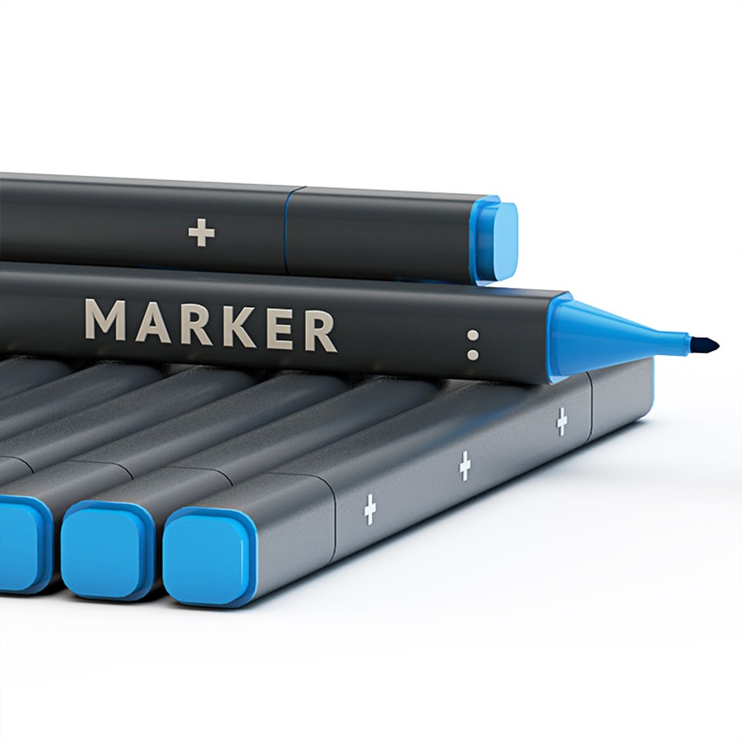 Marker 3d Model