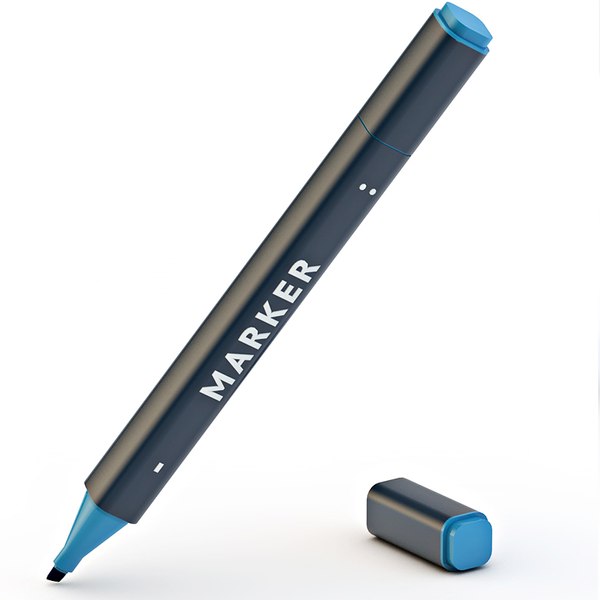 marker 3d model